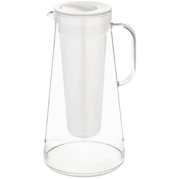 LifeStraw 7-Cup Water Filtration Pitcher, White, 2-Stage Filtering ...