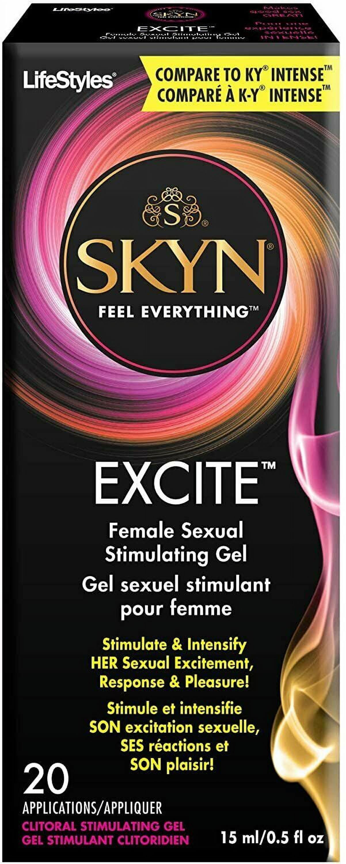 Life Styles Skyn Feel Everything Excite Female Sexual Gel, 0.5 oz, 4 Pack - Walmart.com