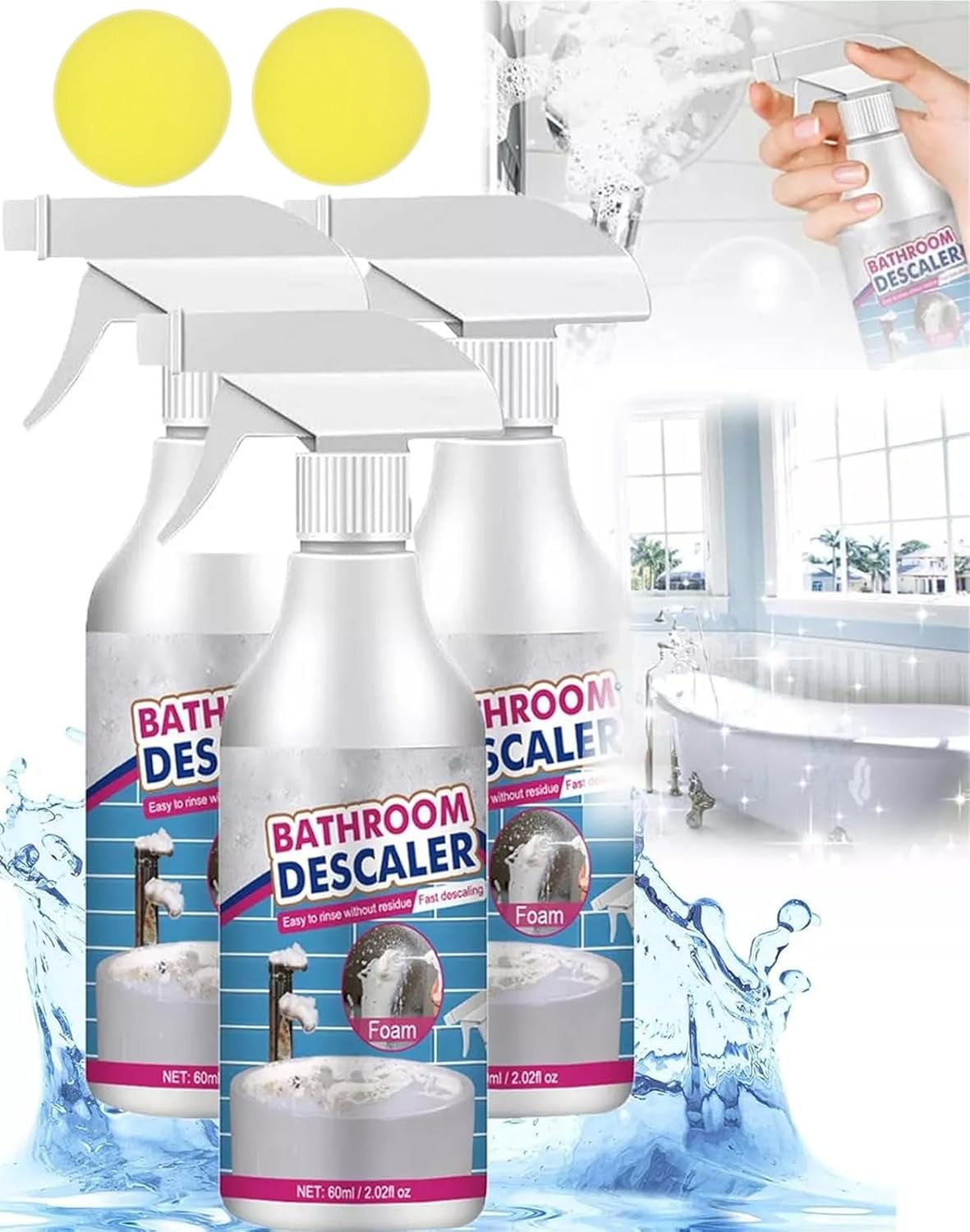 Life Sunny Bathroom Descaler, Lifesunny Bathroom Cleaner, Lifesunny ...