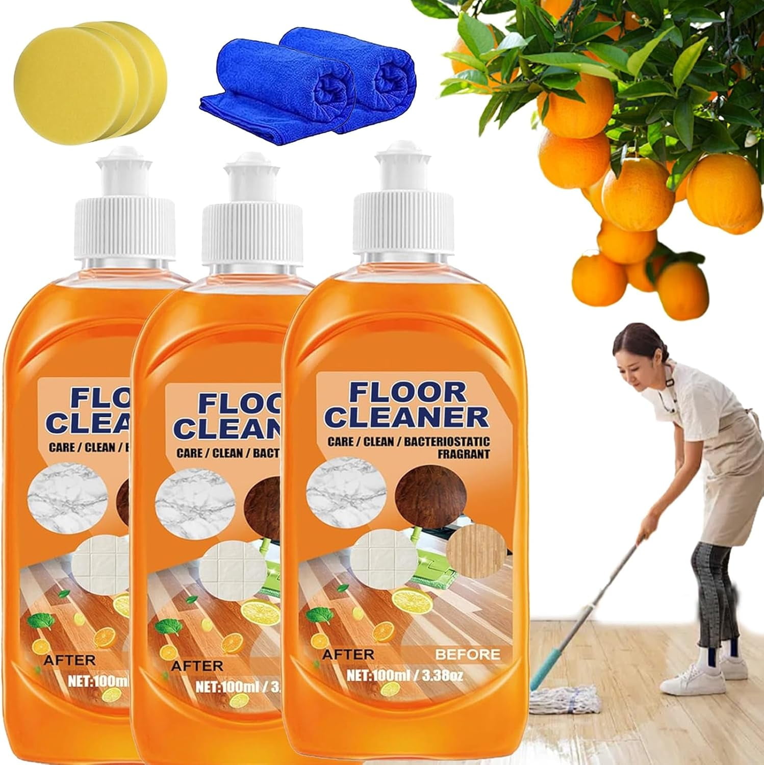 Life Sunny Floor Cleaner,Jue-Fish Powerful Decontamination Floor ...