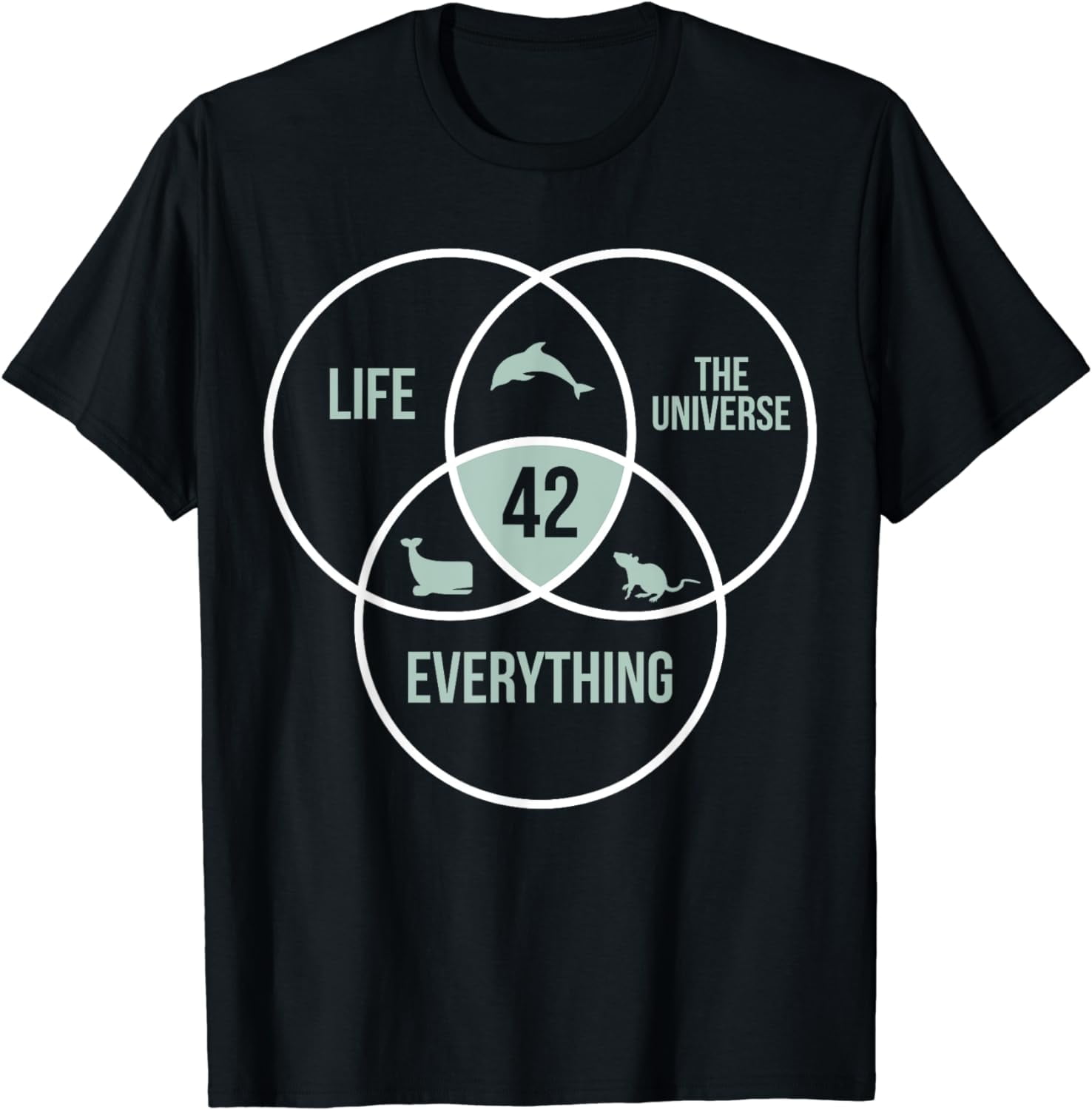 Life The Universe And Everything 42 Answer To Life T-Shirt - Walmart.com