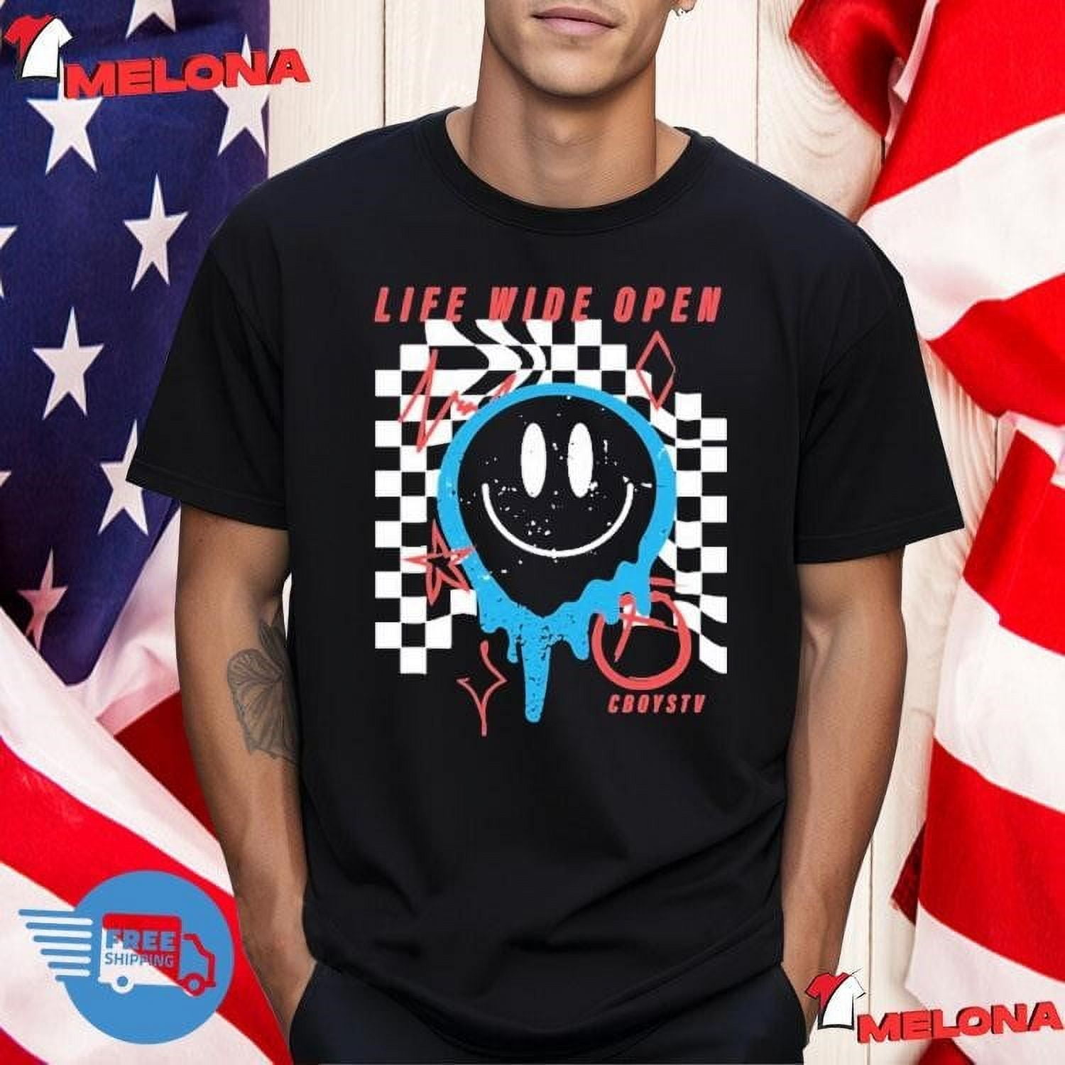 Life Wide Open Rockstar T-shirt - Walmart.com