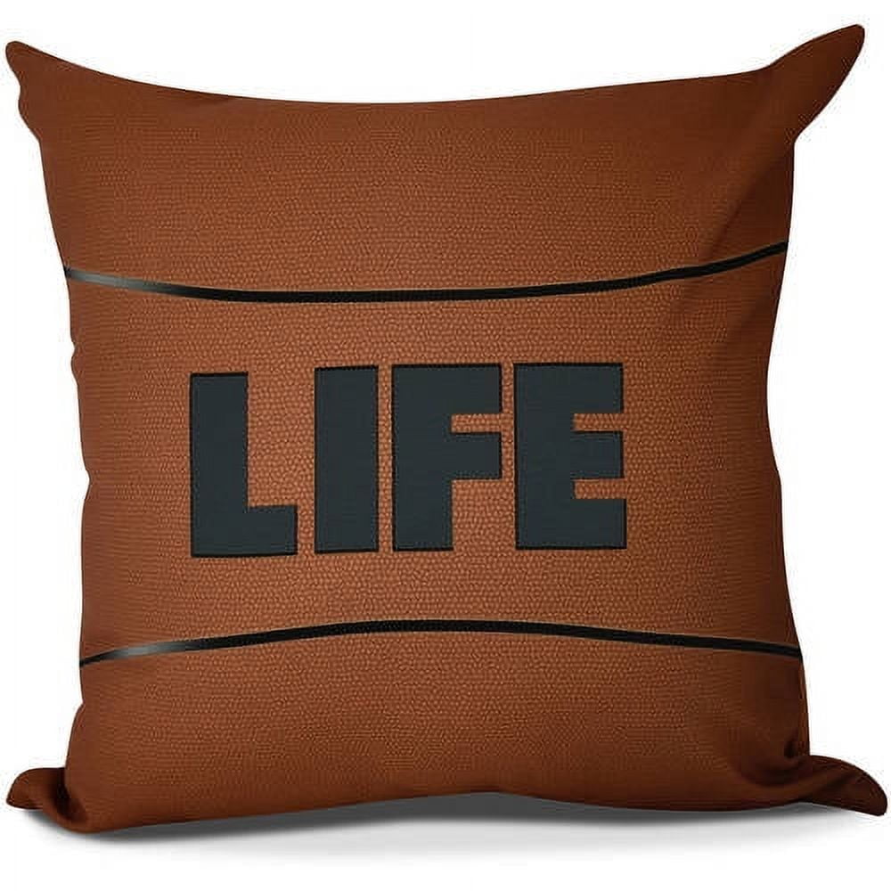 Life Word Print Outdoor Pillow - Walmart.com