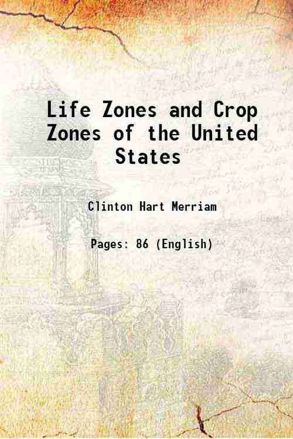 Life Zones and Crop Zones of the United States 1898 - Walmart.com