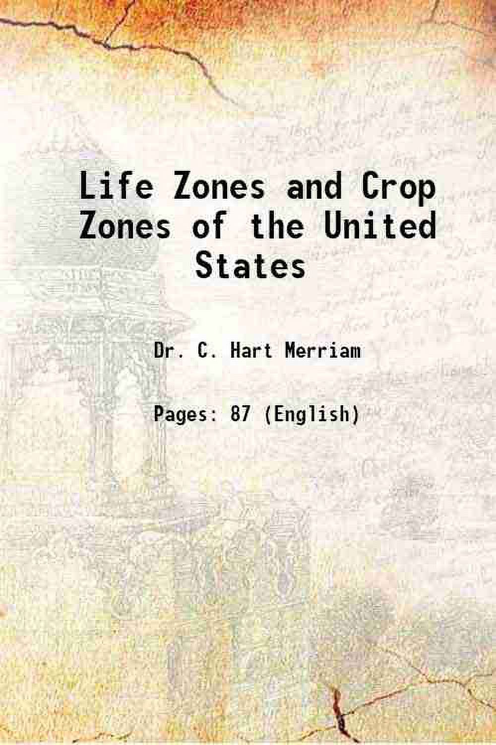 Life Zones and Crop Zones of the United States 1898 - Walmart.com