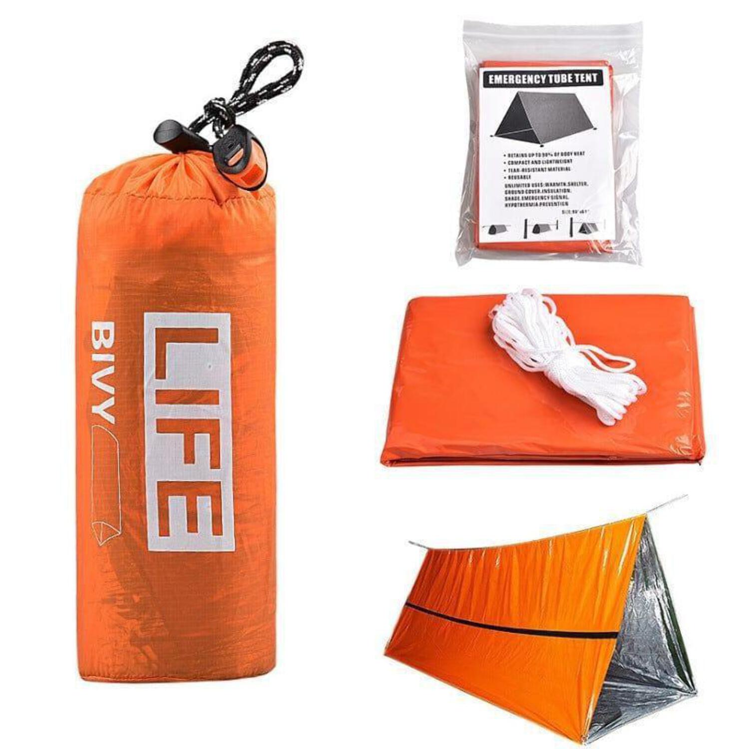 Life bivvy Emergency Heat reflective tent - Walmart.com