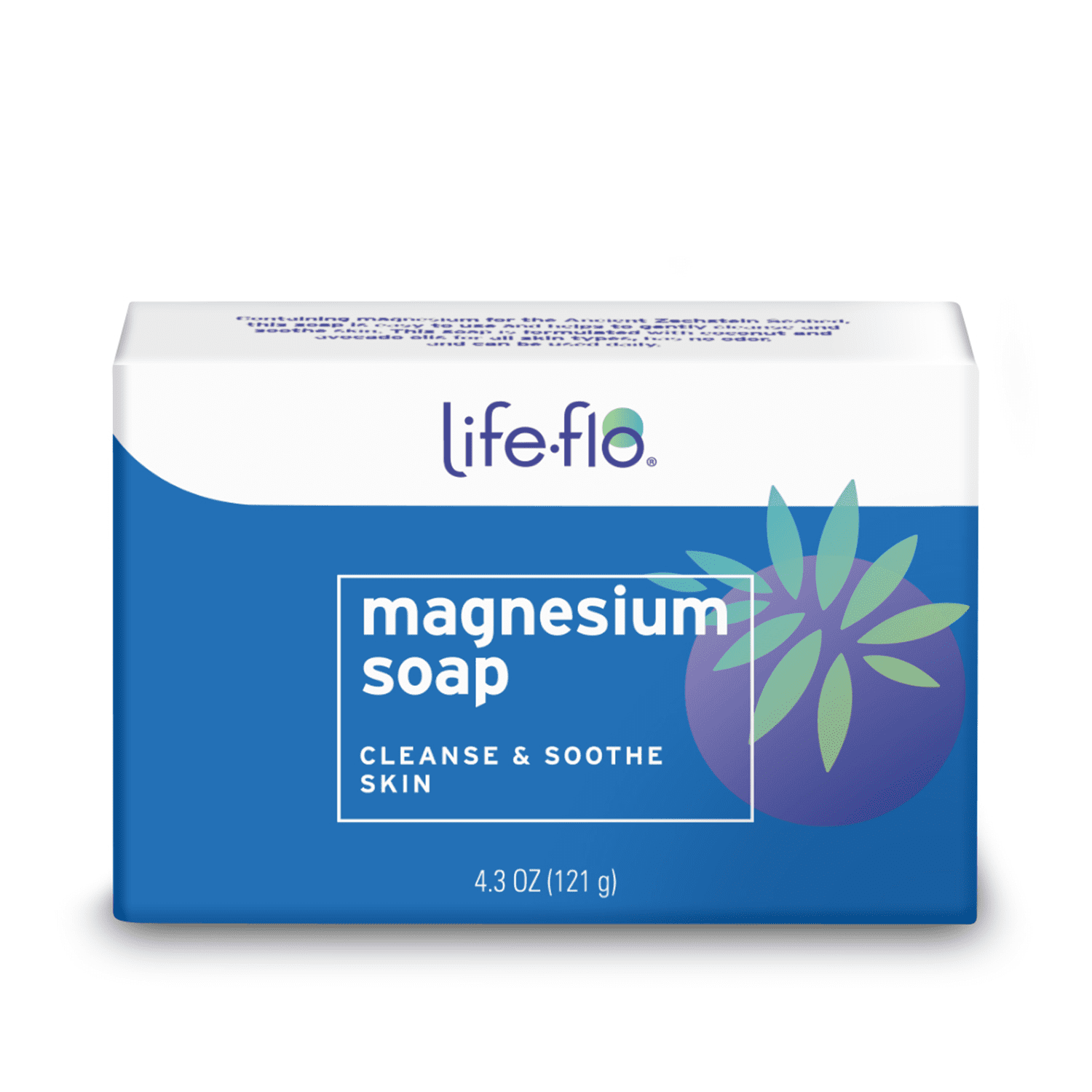 Life-flo Pure Castor Magnesium Bar Soap | Bathing Soap with Calming ...