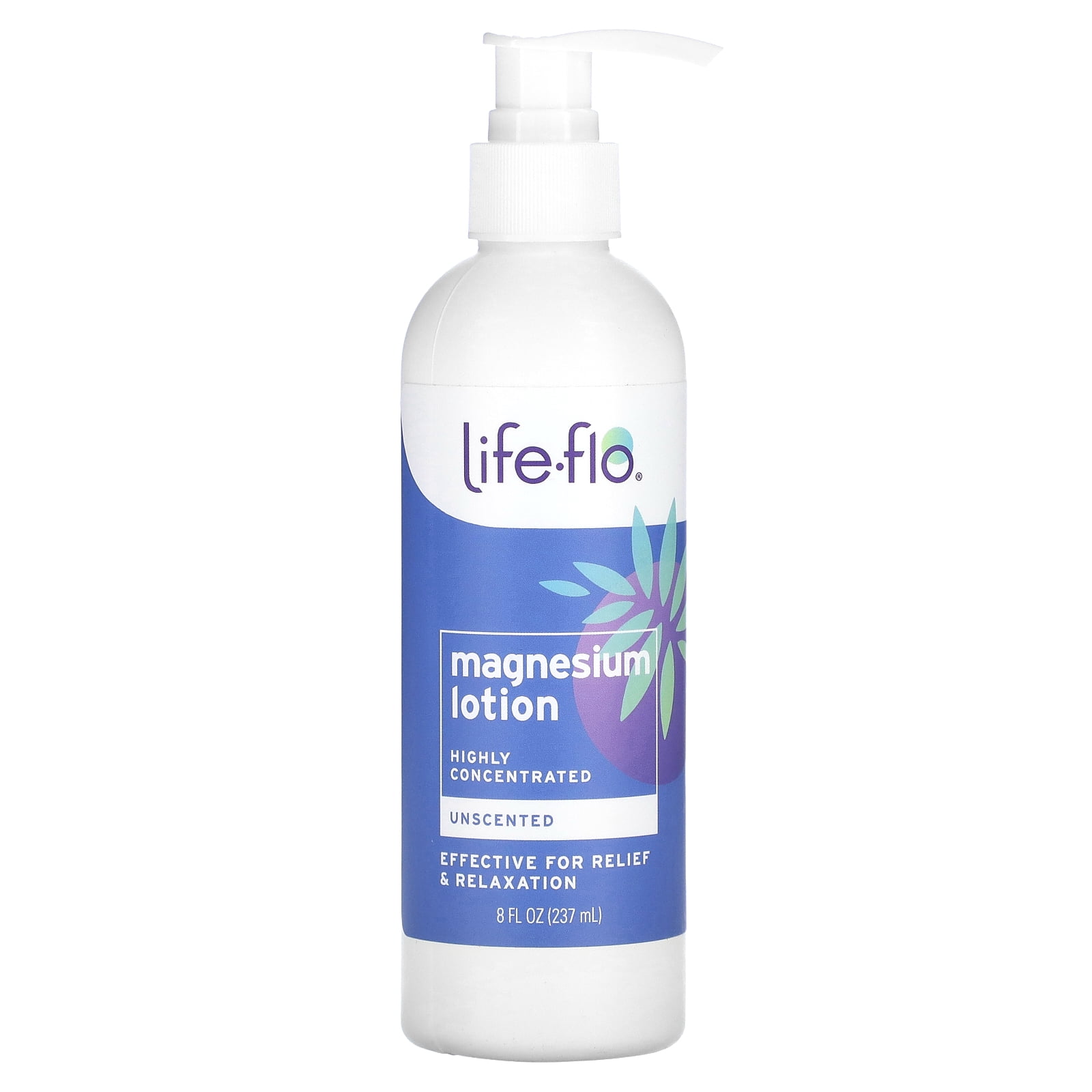 Life-flo Magnesium Body Lotion, Unscented, Muscle Relief with Shea ...