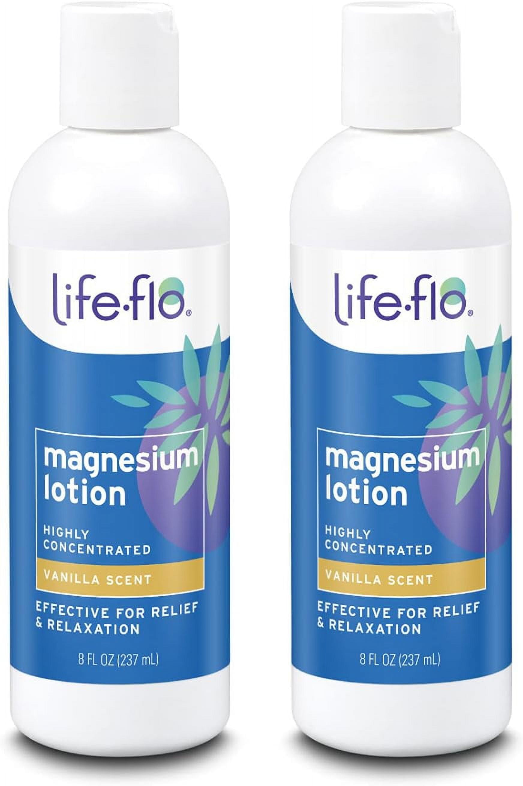 Life-flo Magnesium Lotion w/Concentrated Magnesium Chloride | Calms ...