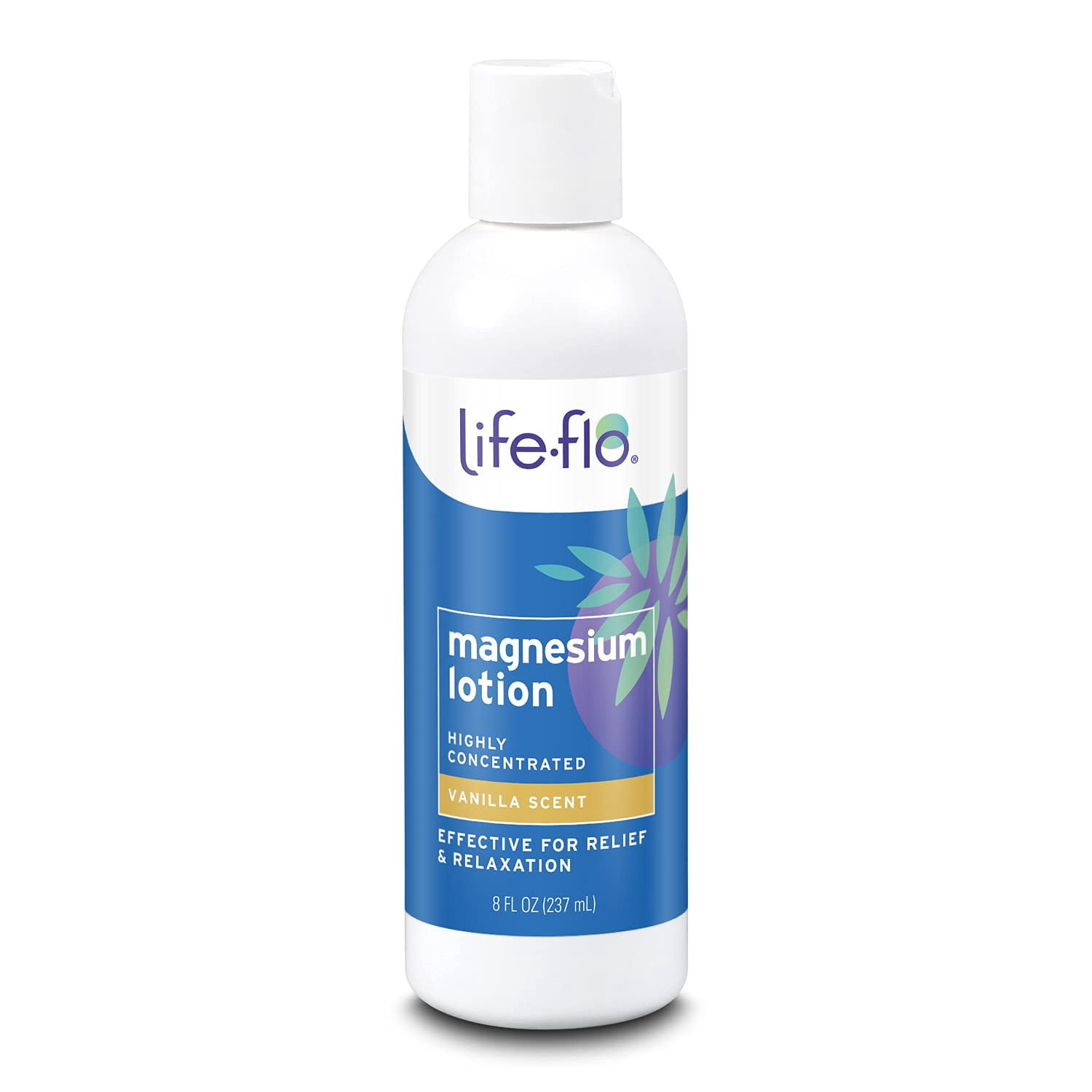Life-flo Magnesium Lotion w/ Concentrated Magnesium Chloride | Calms ...
