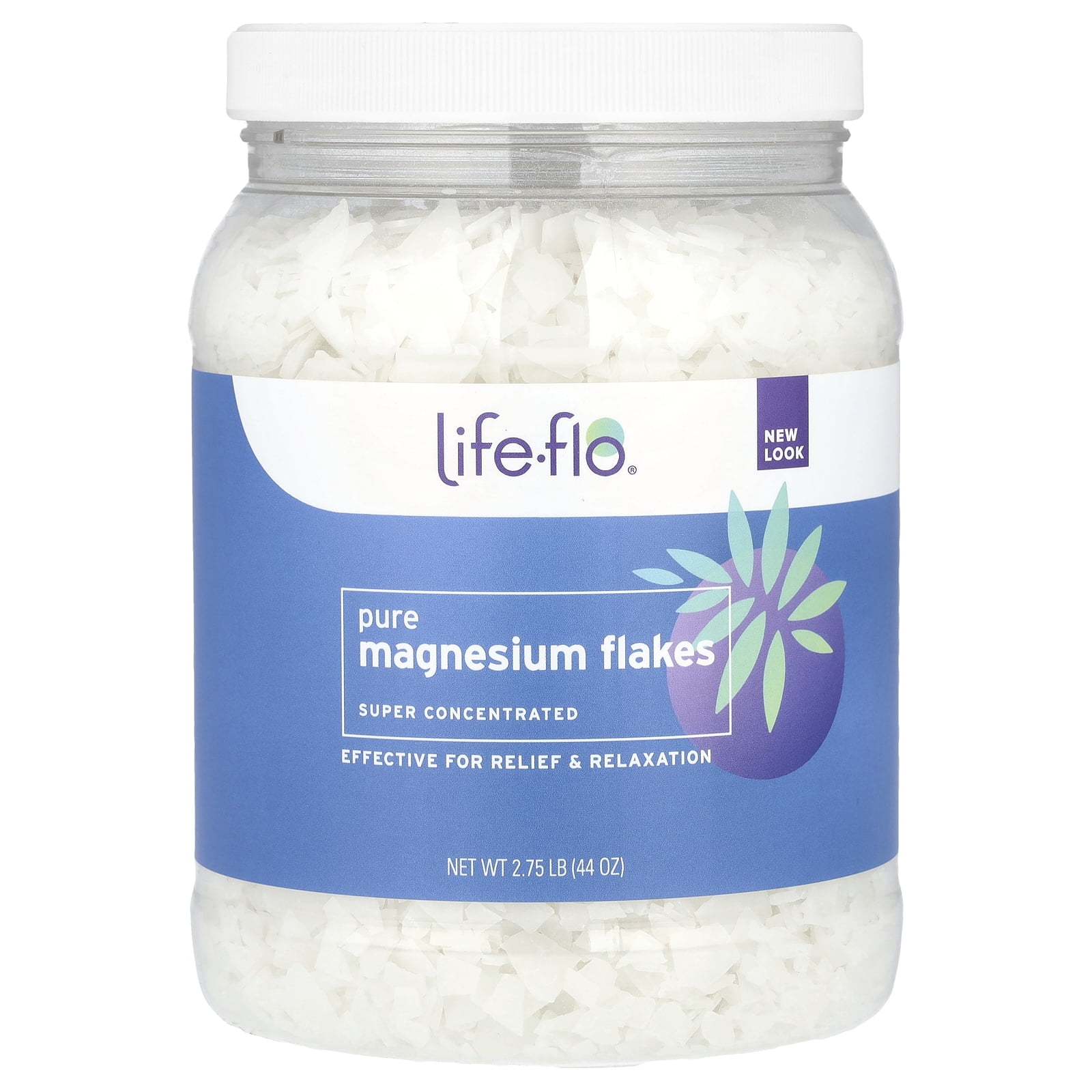 Life-flo Pure Magnesium Flakes for Healthy Skin & Relaxing Bath ...