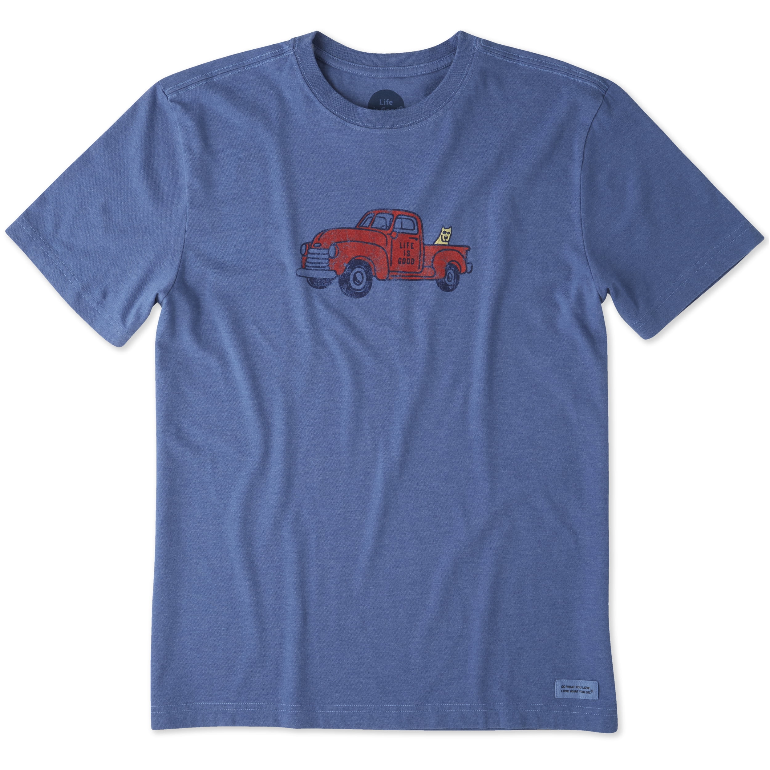 Life is Good. Men's Crusher Tee: Classic Truck - - Walmart.com