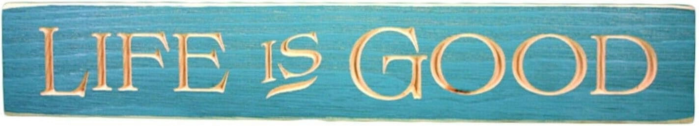 Life is Good Metal Sign Wall Plaque 16"x4" - Walmart.com