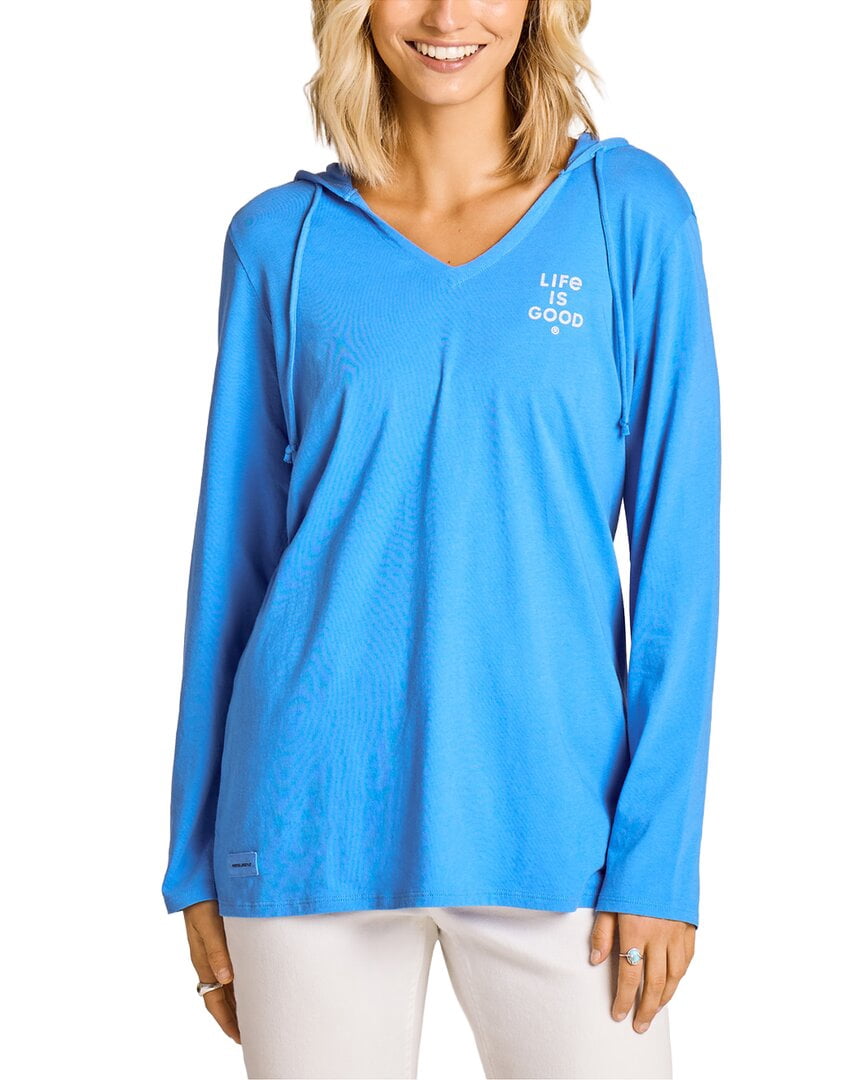 Life is Good® womens Long Sleeve Hooded Crusher Lite Shirt, l - Walmart.com