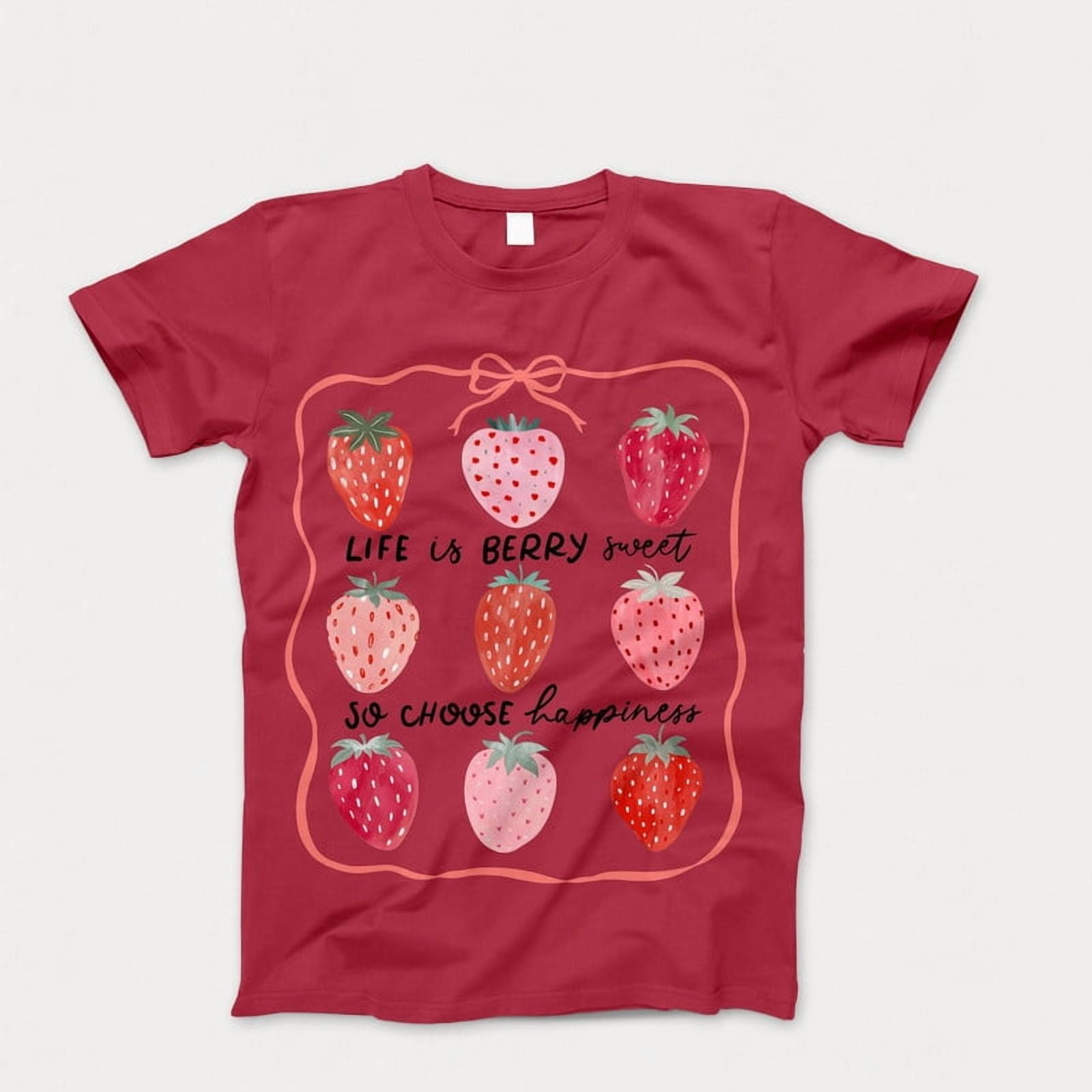 Life is berry sweet strawberry T-Shirt, Berry Shirt, coquette ...