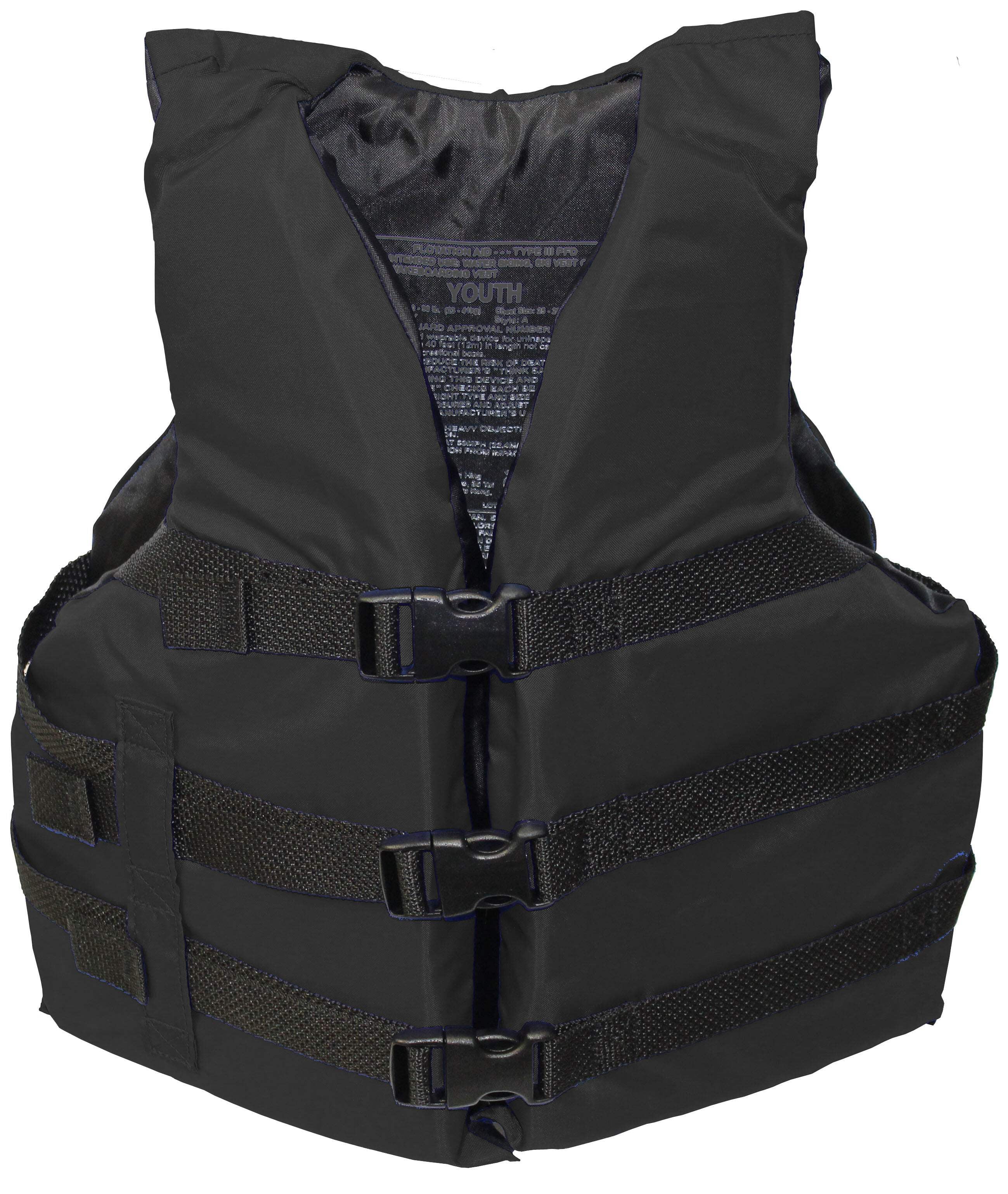 Life jacket paddle vest; Coast Guard approved Type III PFD life vest ...