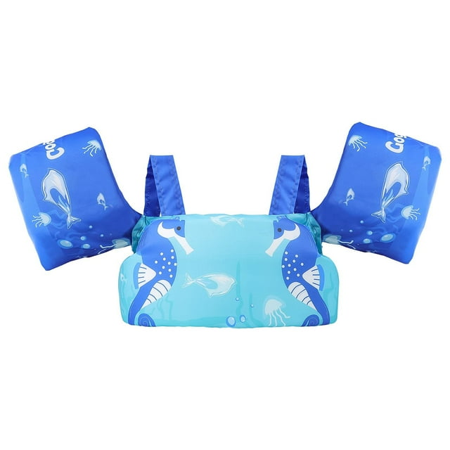 Safety Life Jackets for Kids, Swim Vest with Arm Floaties, Suitable for ...