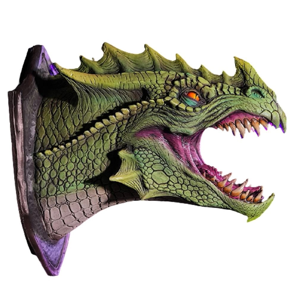 Life-like Resin Prop Bursting Hanging Decor Dinosaur Sculpture Wall Art ...