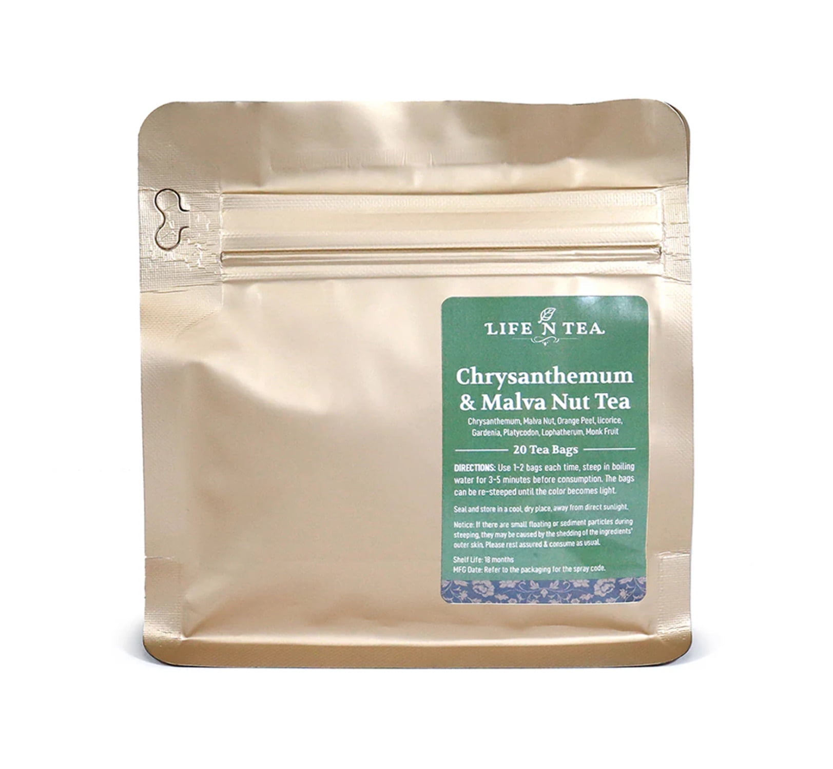 Life'n Tea Collection - Chrysanthemum Malva Nut Tea 20 Teabags ...