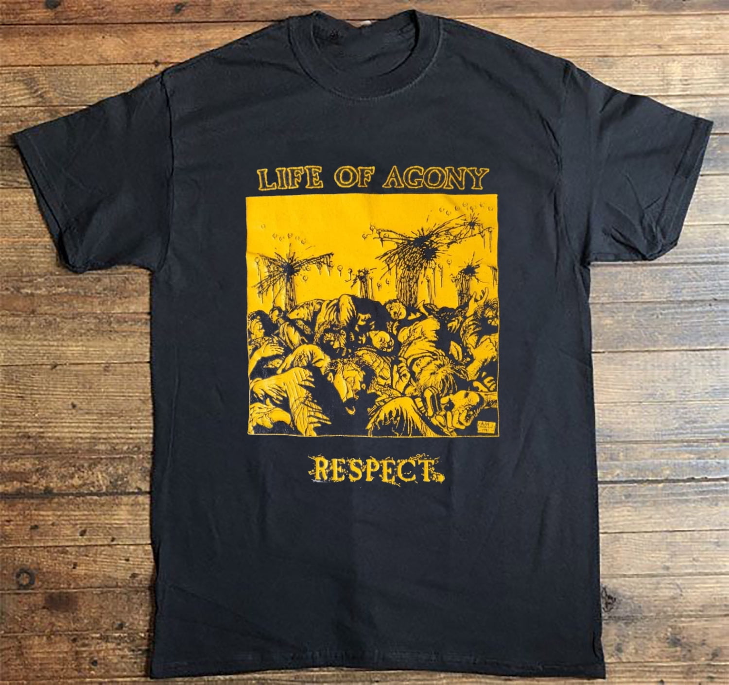 Life of Agony Respect Music Gift For Fan Black All Size Shirt - Walmart.com