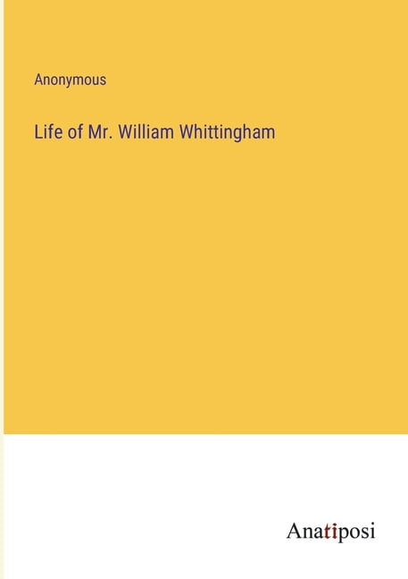 William Whittingham Books - Walmart.com