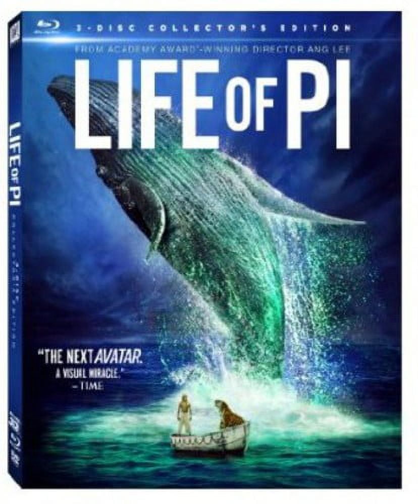 Life of Pi (Blu-ray + Blu-ray + DVD + Digital Copy) - Walmart.com