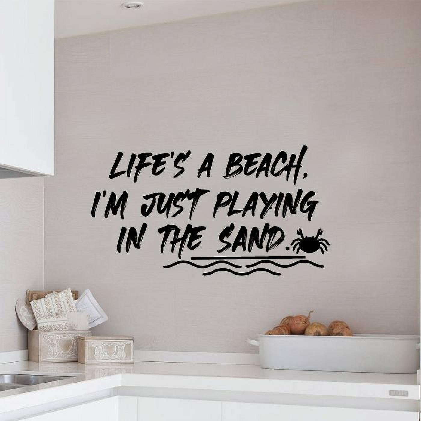 Life's A Beach, I'm Just Playing In The Sand - Beach Life Quotes Quote ...