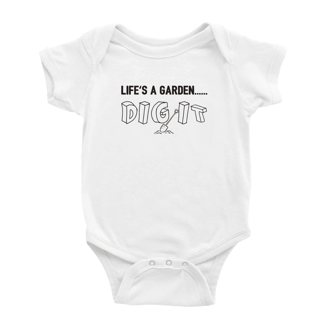 Life's A Garden, Dig It Cute Baby Rompers Boy Girl Newborn Clothes ...