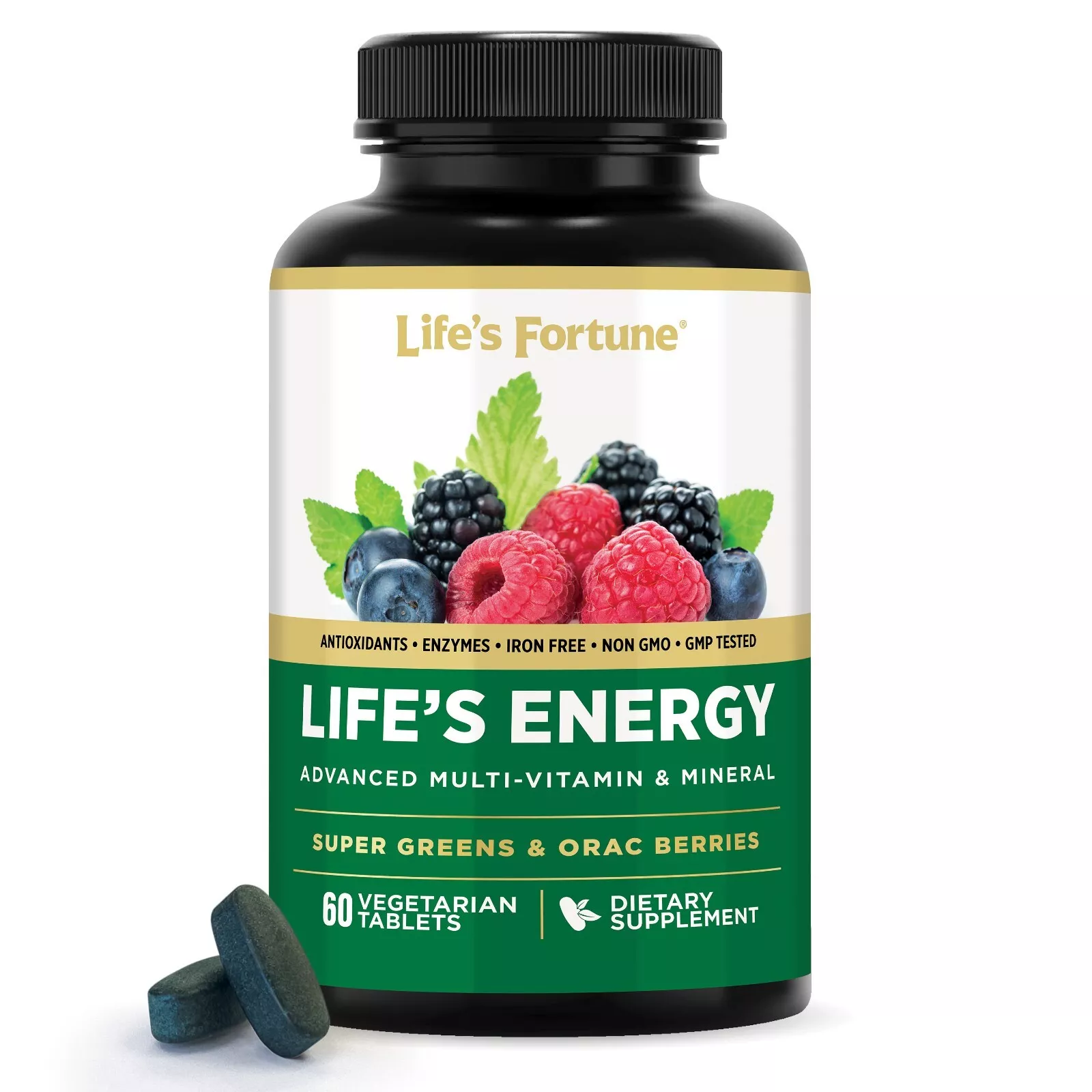 Life's Fortune Energy Advanced Multi-Vitamin and Minerals, 60 Tablets ...