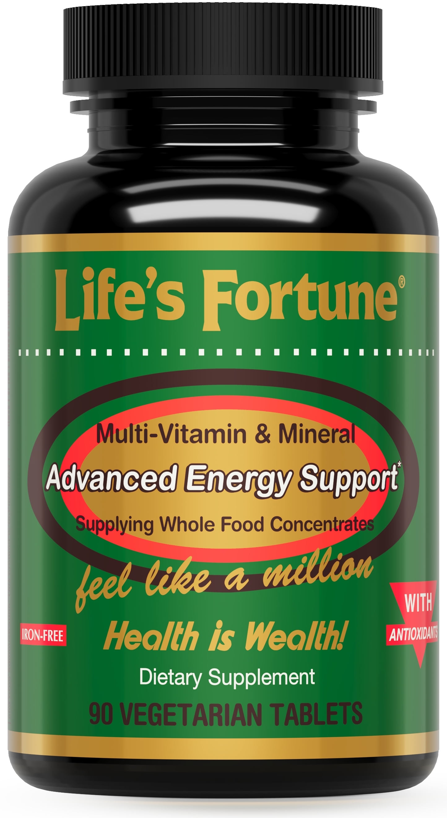 Life's Fortune Nutrition Multivitamin & Mineral, Natural Energy Source ...