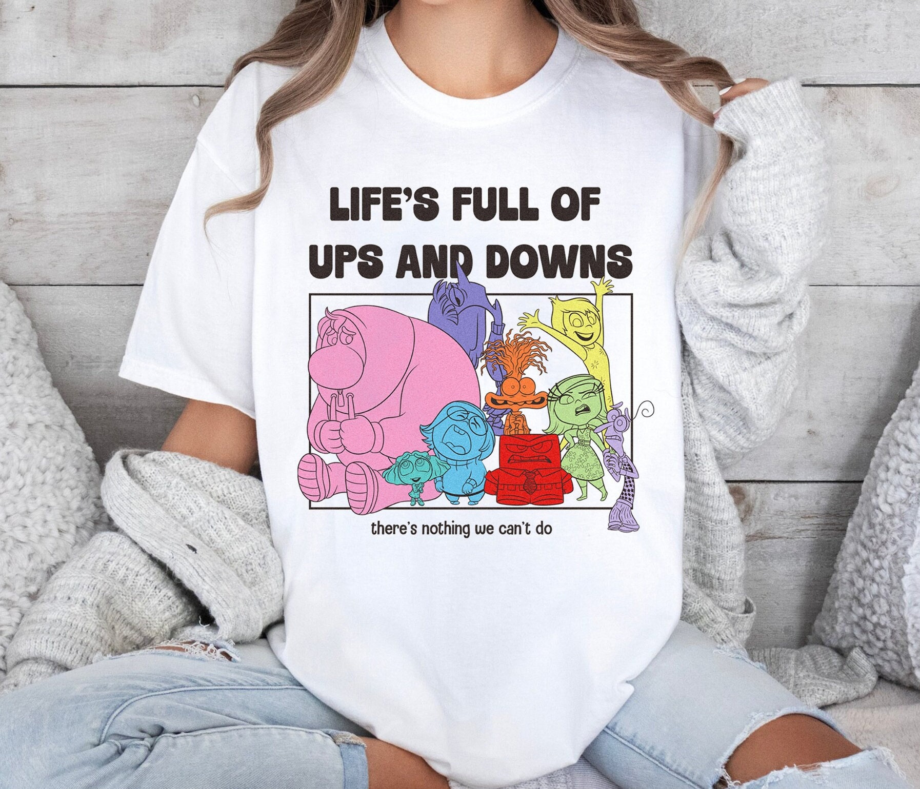 Life's Full Of Ups And Downs Inside Out 2 Disney Shirt, Disney Inside ...