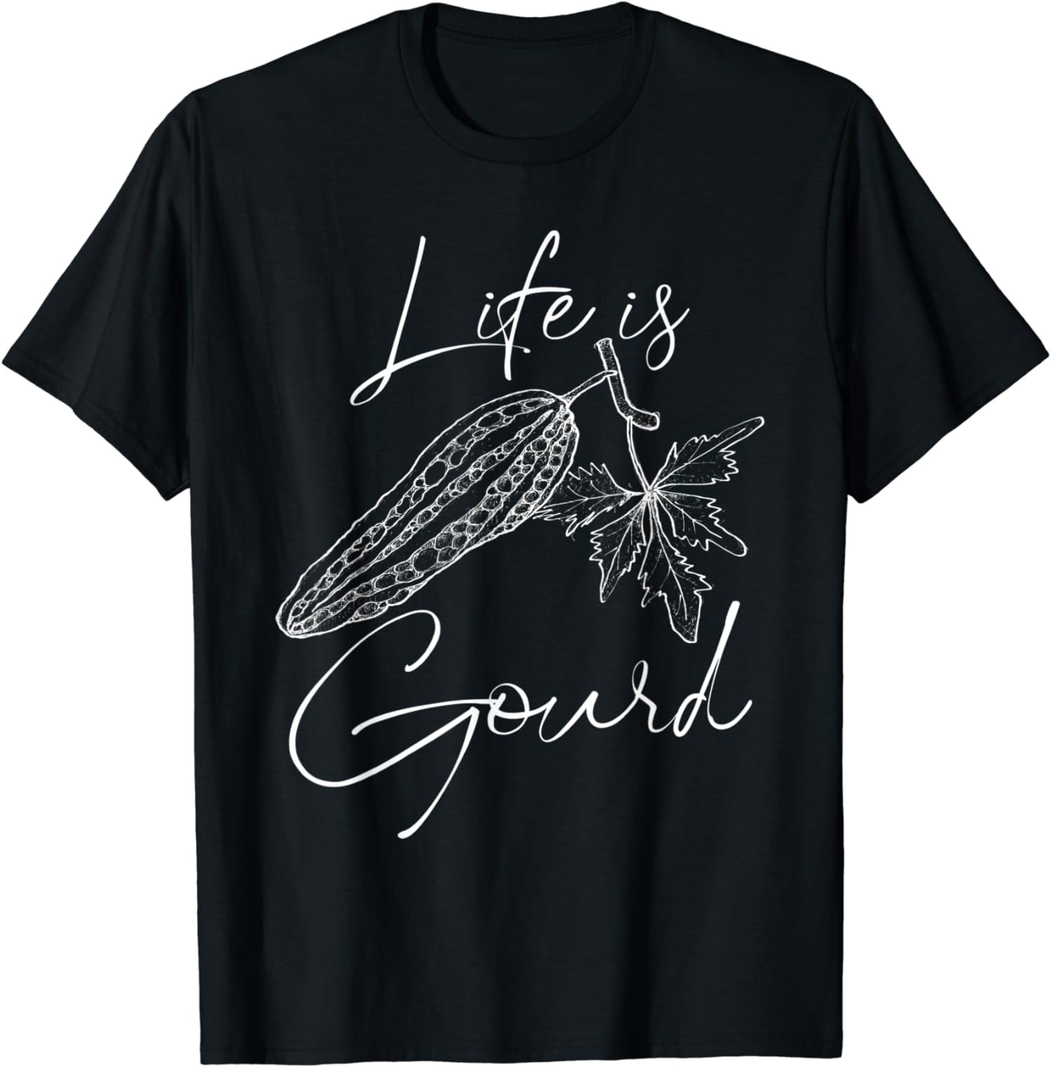 Life's Gourd Bitter Gourd T-Shirt - Walmart.com