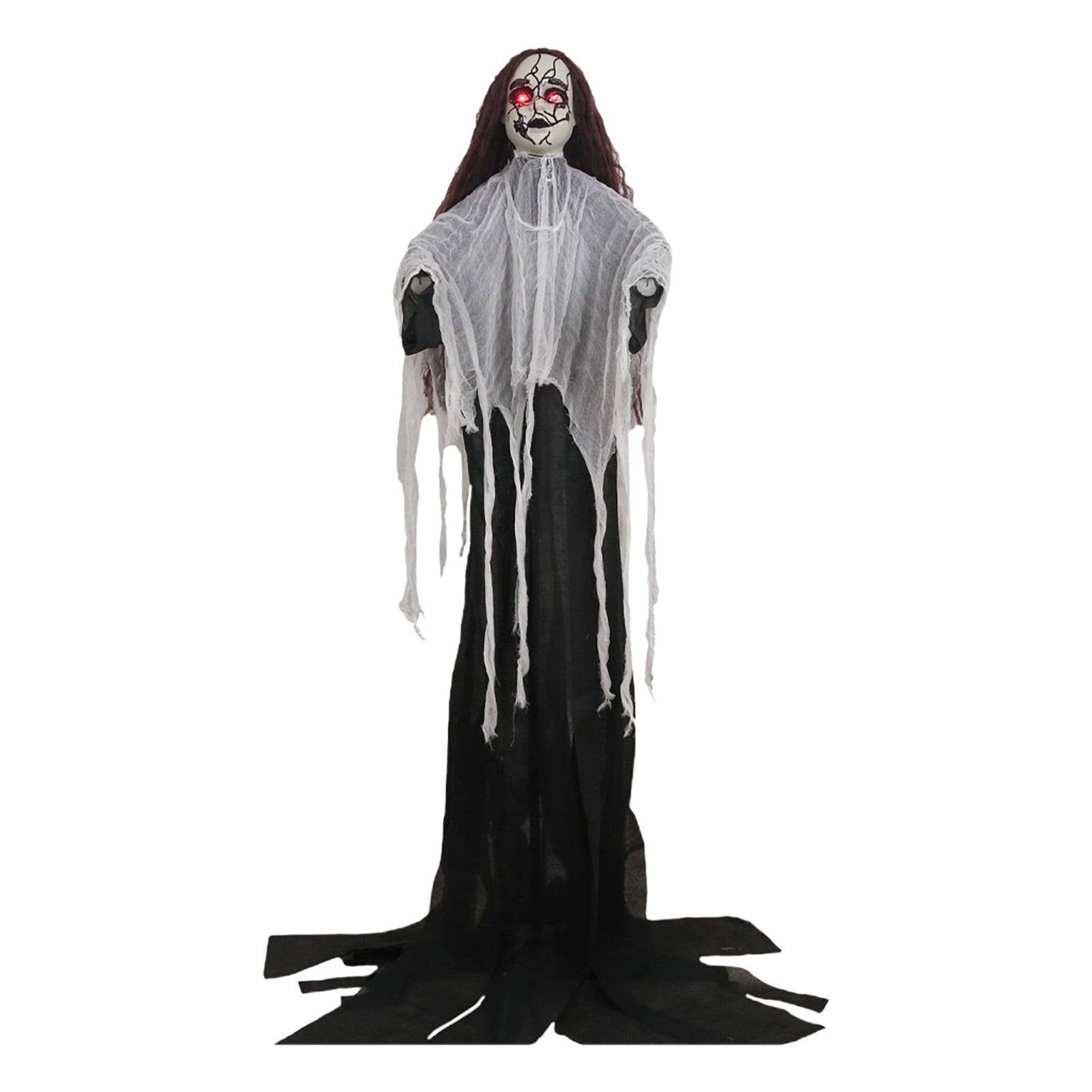 Life-size Animatronic Bride Decoration Halloween Bride Prop Life-size ...