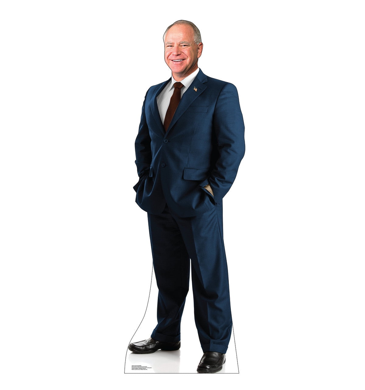 Life-size Outdoor Coroplast Cutout of Tim Walz - Walmart.com