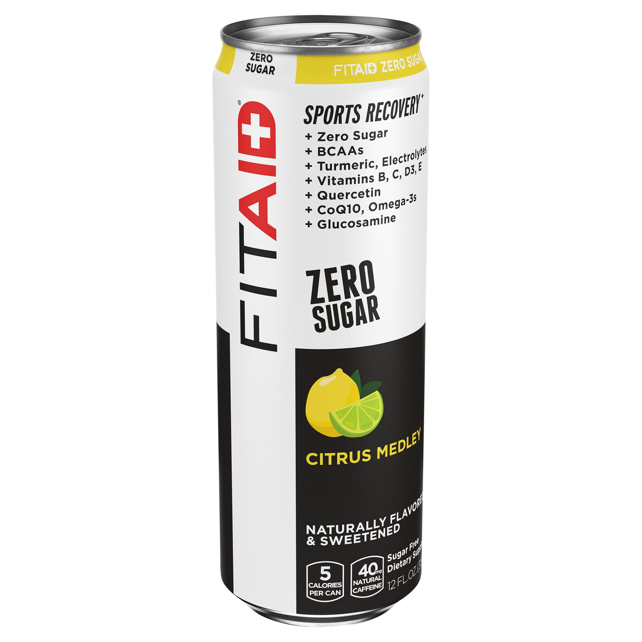 LifeAID Beverage Fitaid Recovery No Sugar Citrus 12 fl oz (Pack of 12 ...