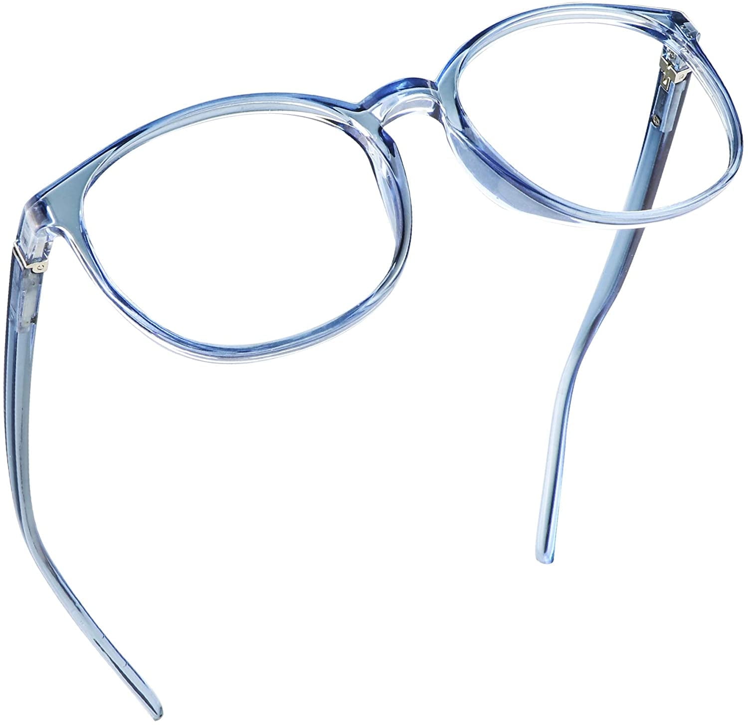 LifeArt Blue Light Blocking Reading Glasses, Round Frame, +2.50 ...