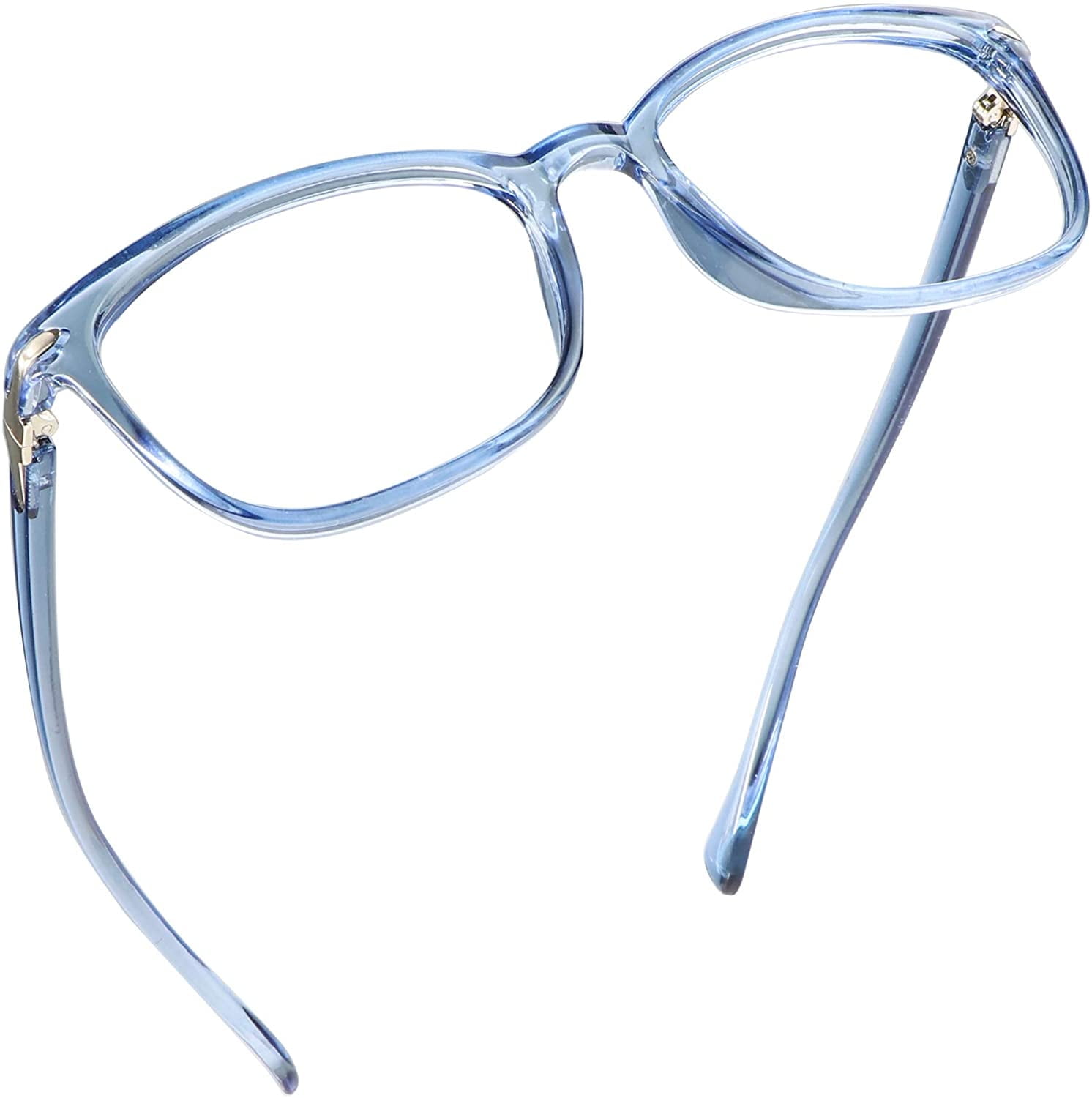 LifeArt Blue Light Blocking Reading Glasses (Square Frame, No ...