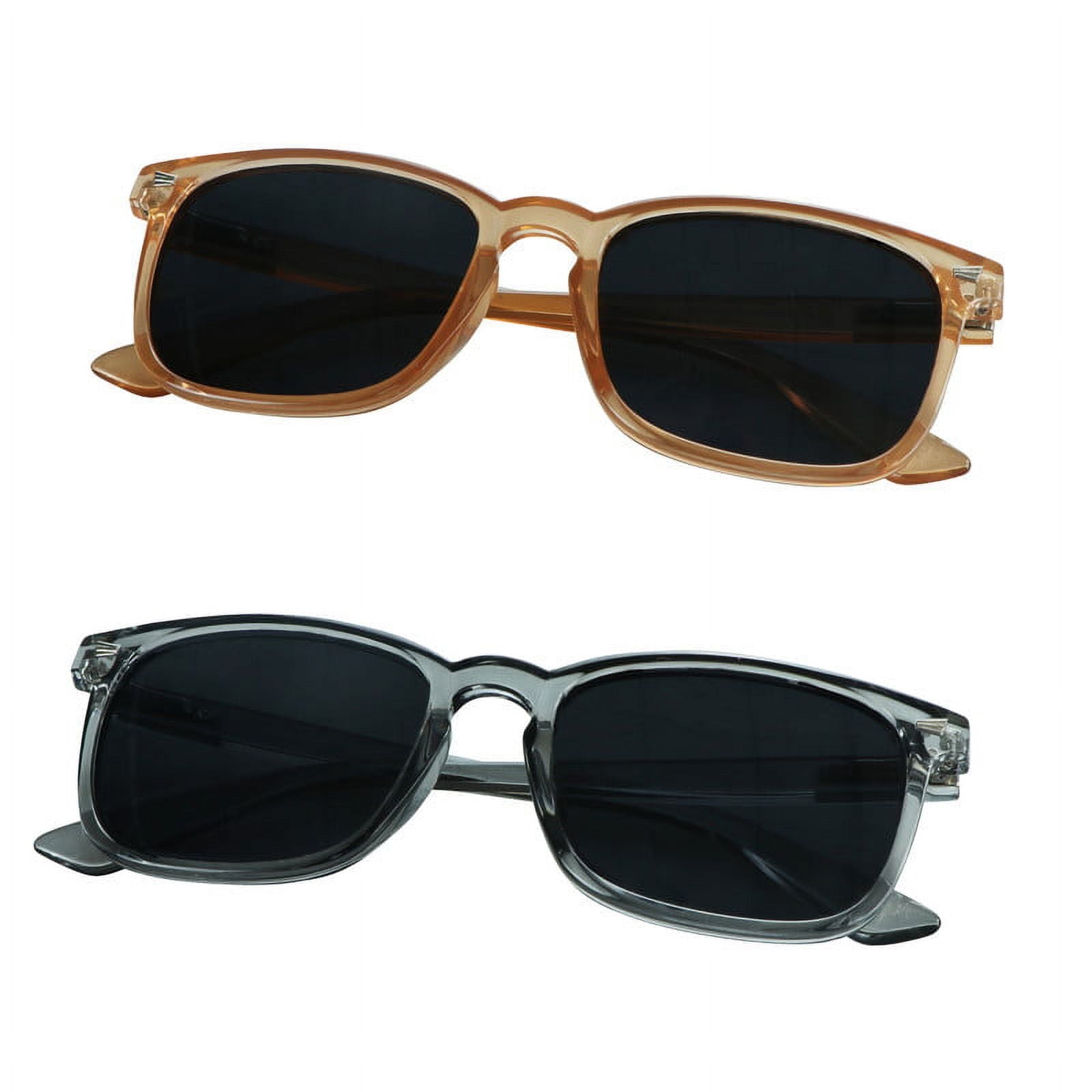 LifeArt Vintage Round Sunglasses for Men and Women Gradient Gray Lens ...