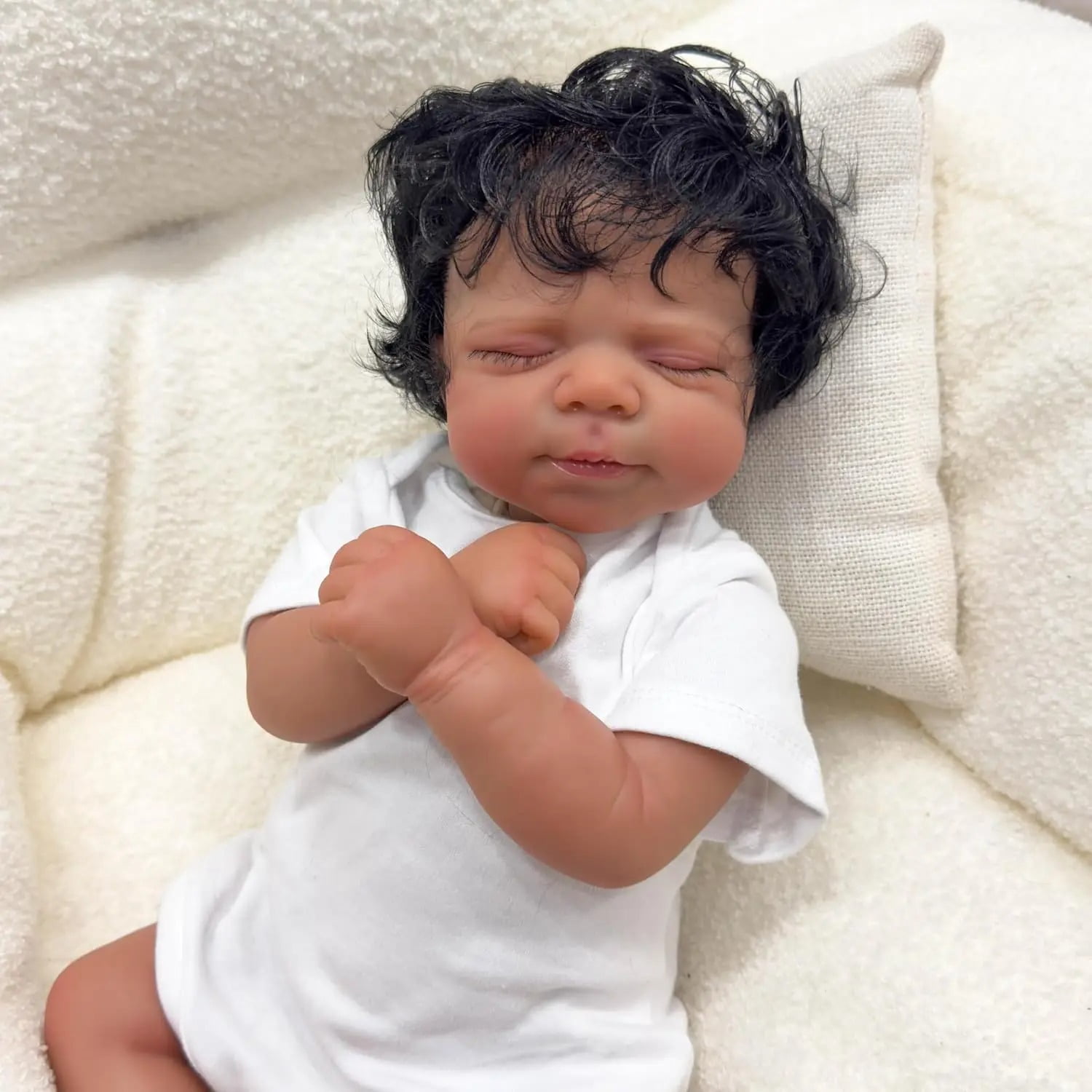 LifeLike Reborn Baby Dolls Black 18 Inch,Realistic African American ...