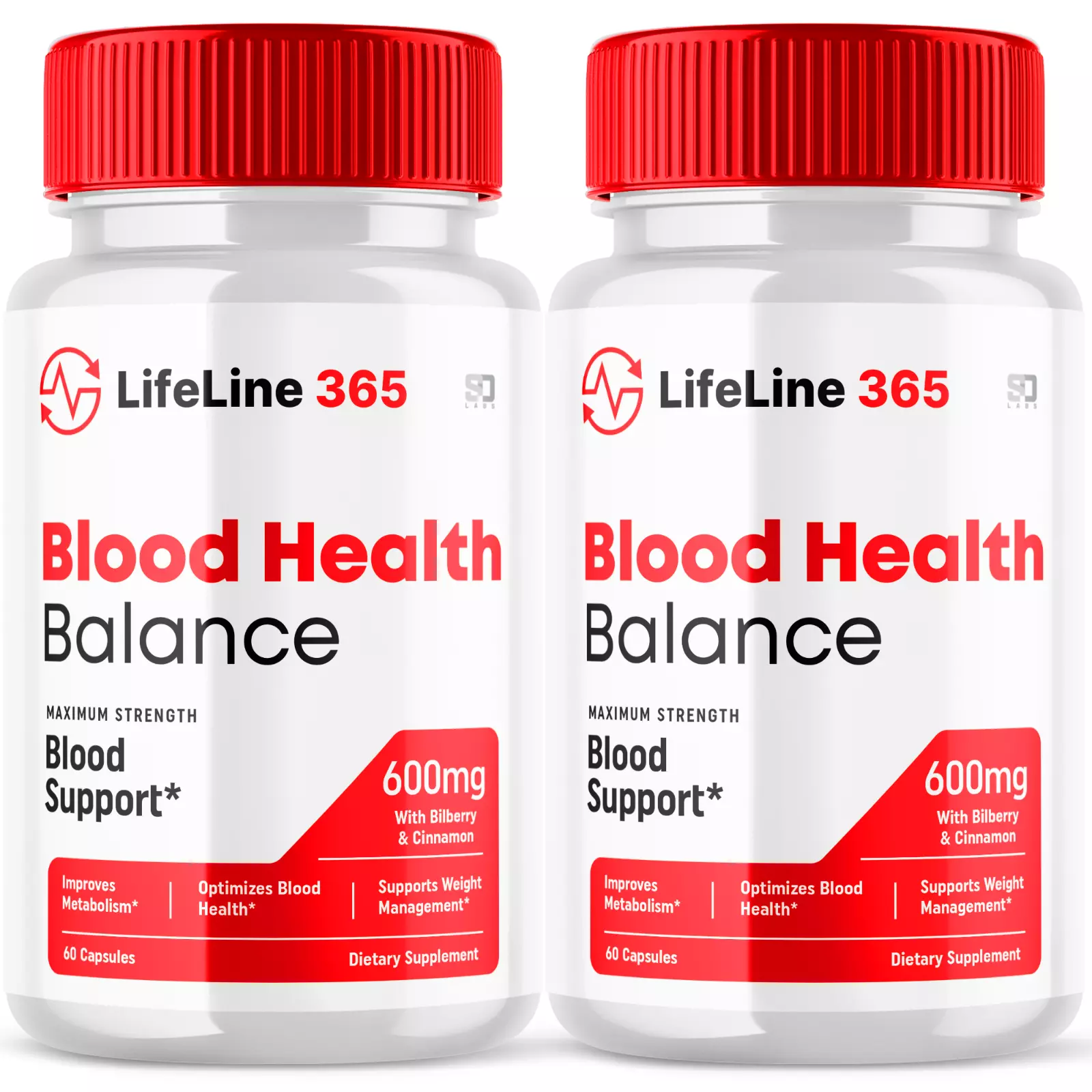 LifeLine 365 Maximum Strength Blood Support Supplement 120 Capsules ...