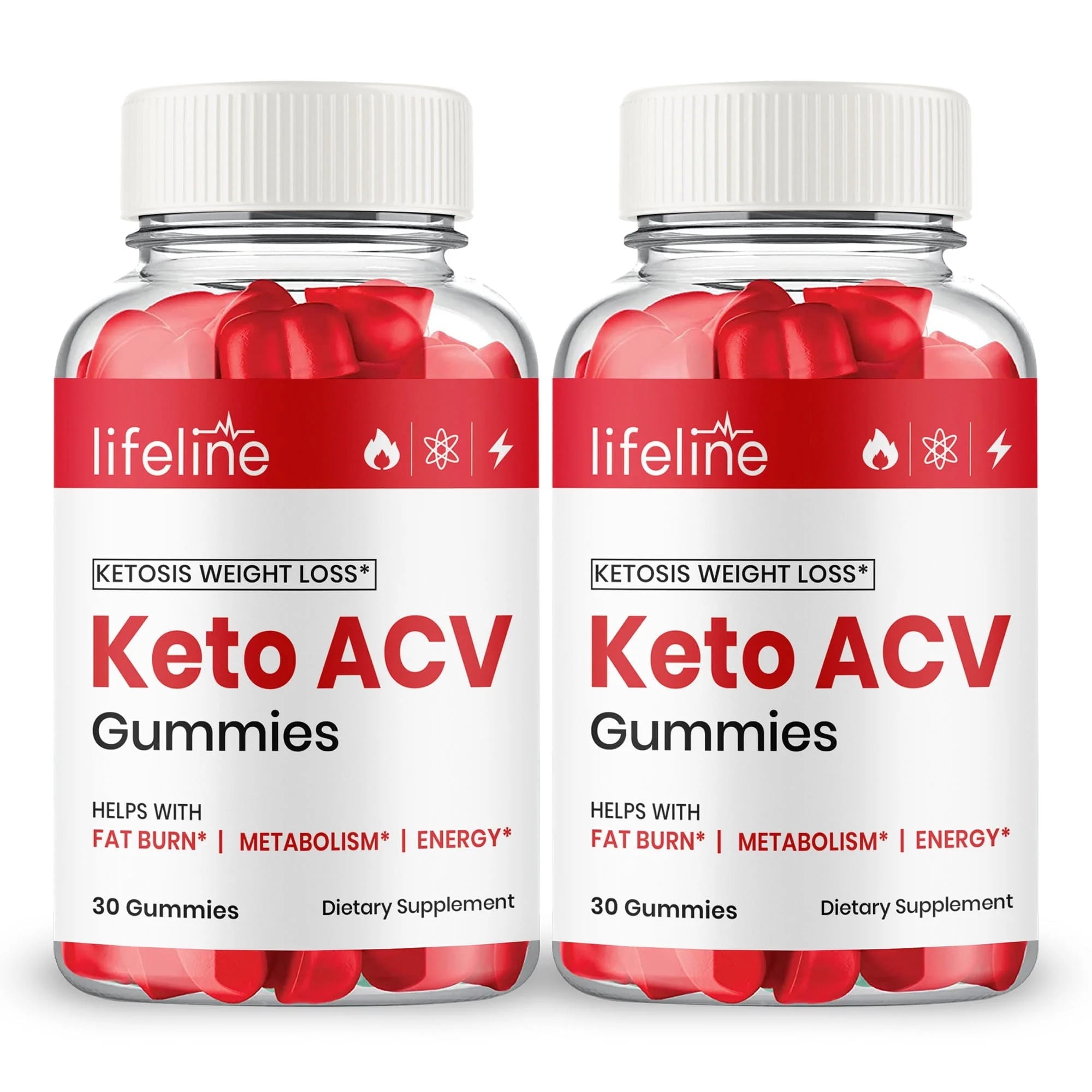 LifeLine Keto ACV Gummies, with Apple Cider Vinegar, Max Strength ...