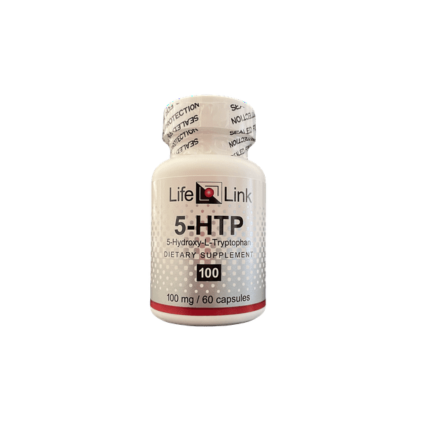 LifeLink's 5-HTP (5-Hydroxy-L-Tryptophan) | 100 mg x 60 capsules ...