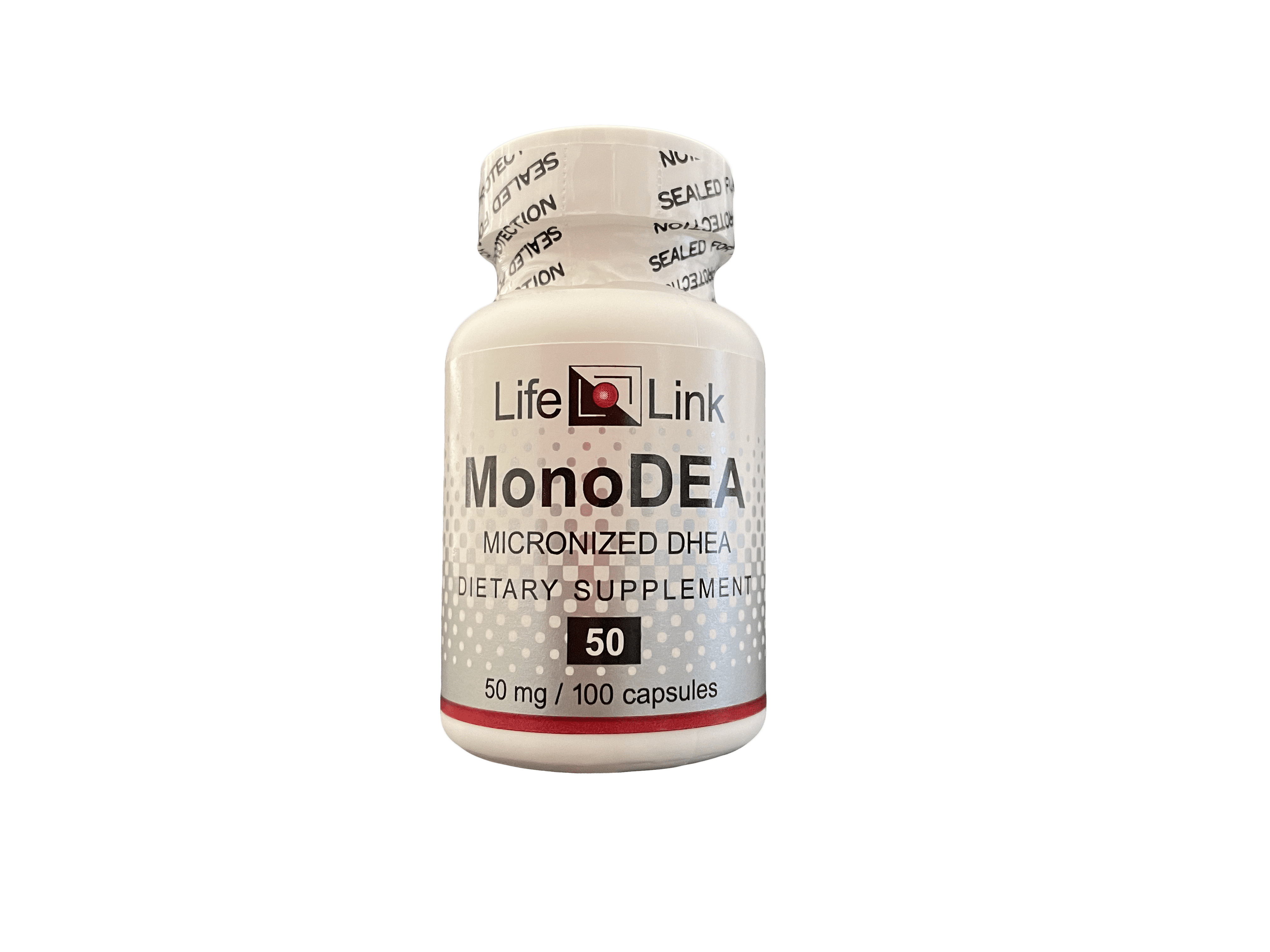 LifeLink's DHEA MonoDEA (dehydroepiandrosterone) | 50 mg x 100 capsules | Hormone Support, Anti ...