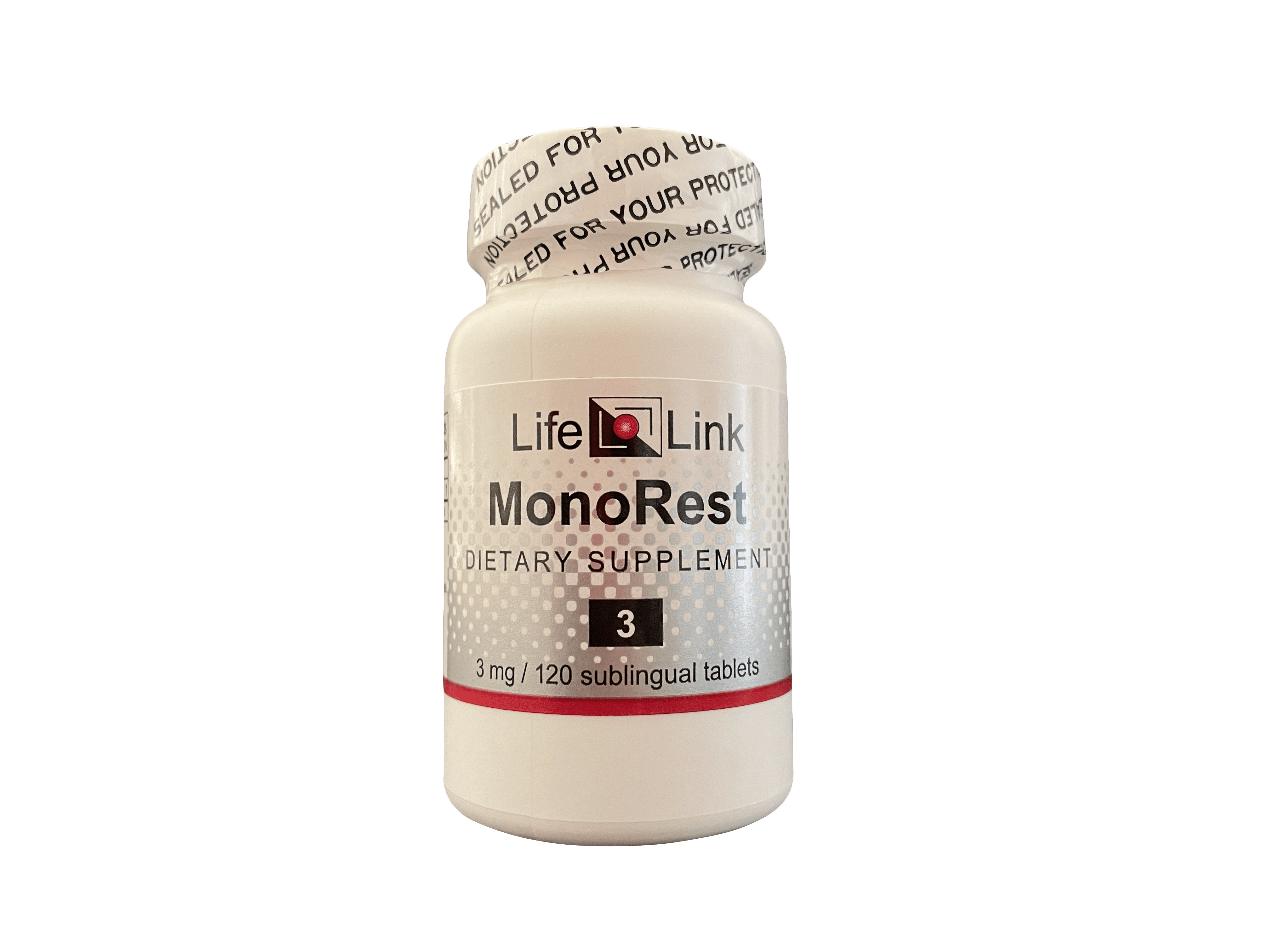 LifeLink's MonoRest (Melatonin) | 3 mg x 120 Sublingual tablets ...