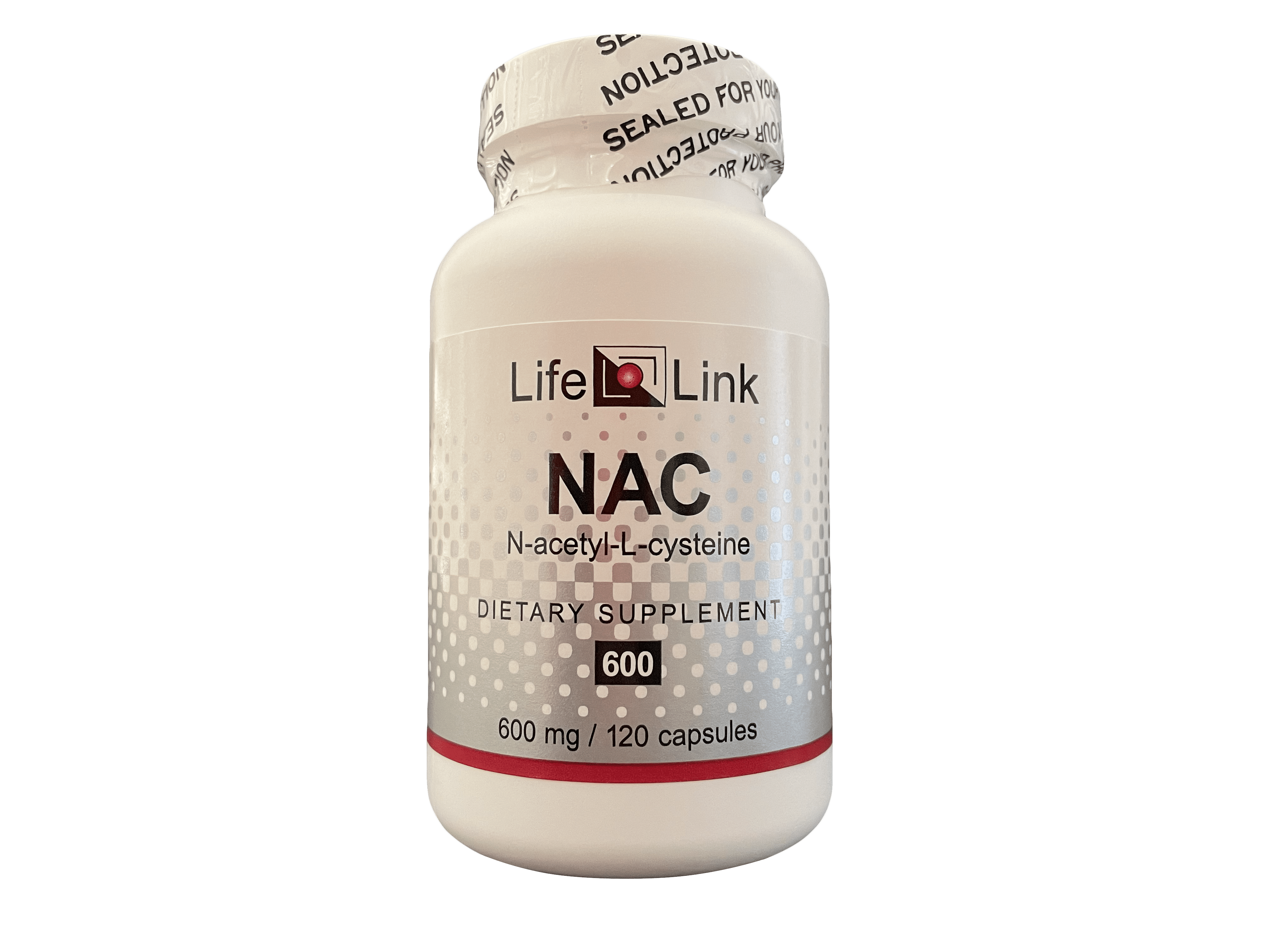 LifeLink's NAC (N-Acetyl L-Cysteine) | 600 mg x 120 capsules ...