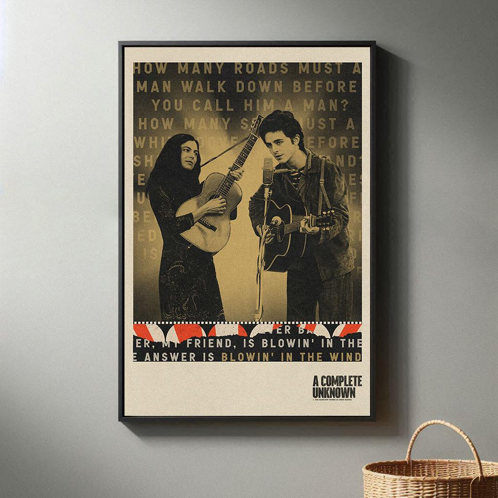 LifePlus A Complete Unknown Movie Poster | High Quality Canvas Print I ...