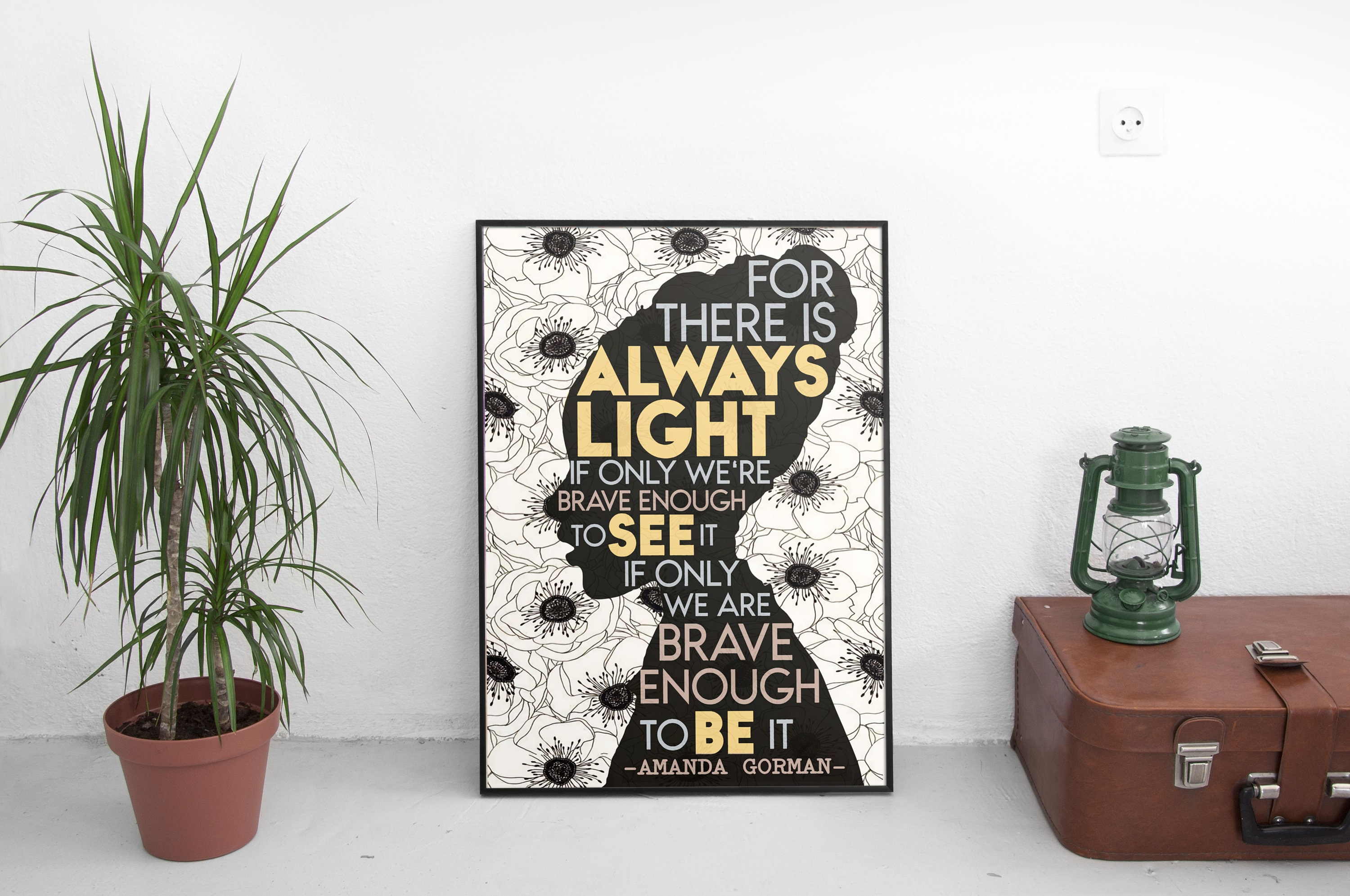 LifePlus Amanda Gorman Poster, There Is Always Light,Inauguration Poem ...