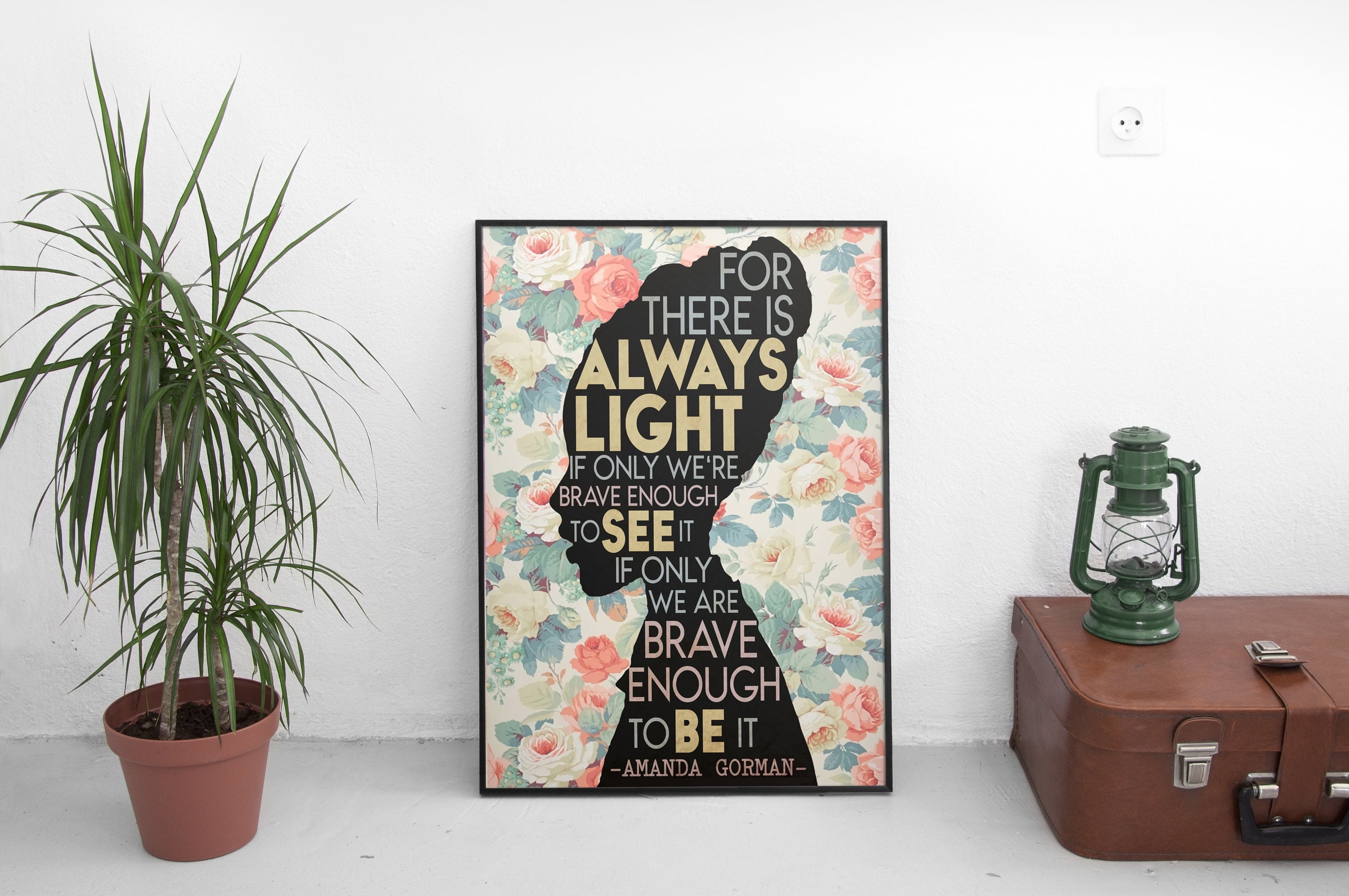 LifePlus Amanda Gorman Poster, There Is Always Light,Inauguration Poem ...