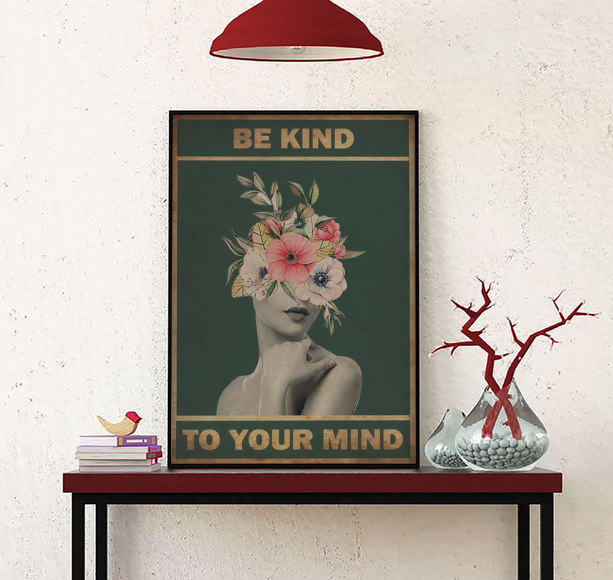 LifePlus Be Kind To Your Mind Poster Or Poster, Quote Wall Art, Self ...