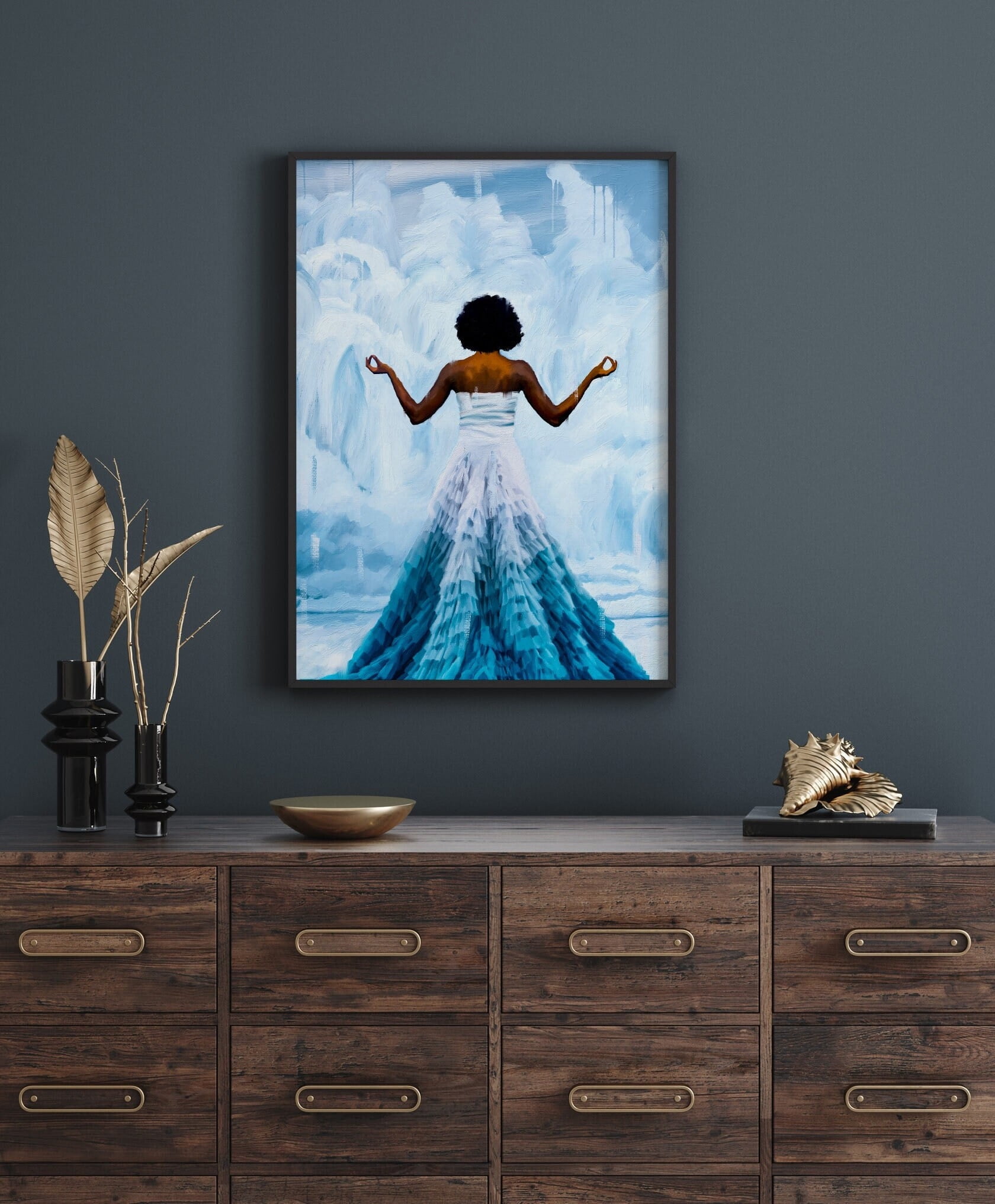 LifePlus Black woman art | Black queen woman art | Black girl art ...